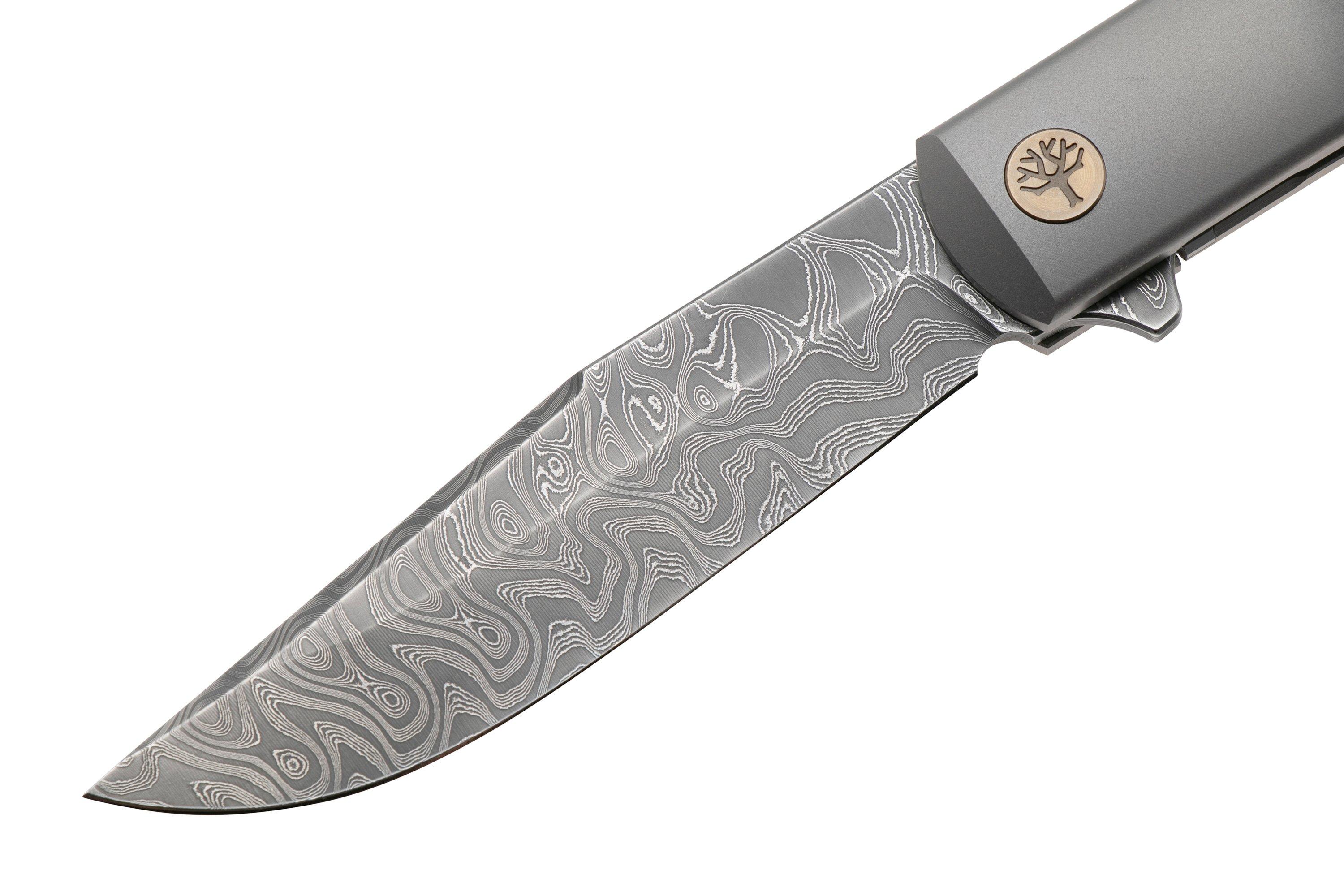 Böker Manufaktur Solingen TRPPR, Annual Knife 2025 1132025DAM, Damascus, Titanium herenmes ...