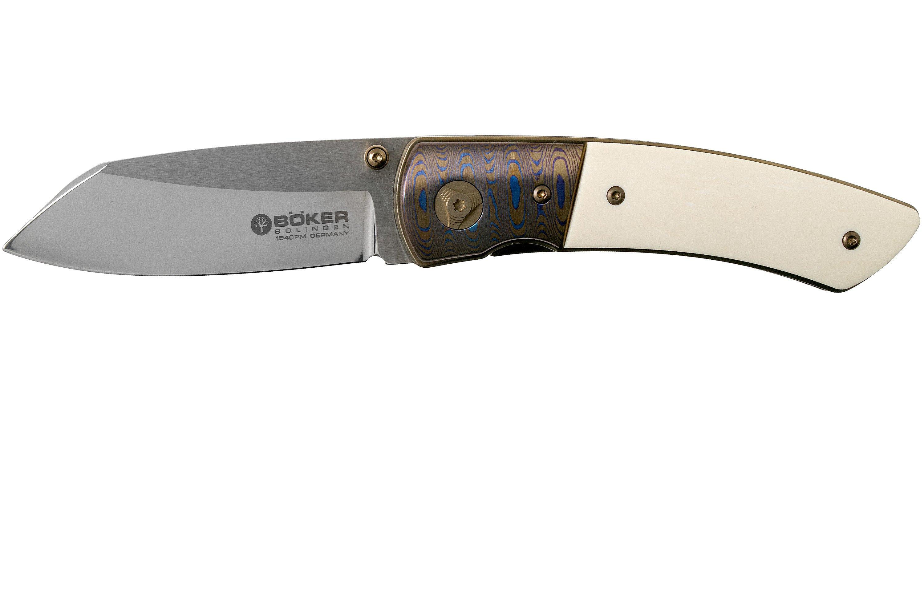 Böker Model 10 Limited 114653LTD pocket knife, Les Voorhies design ...