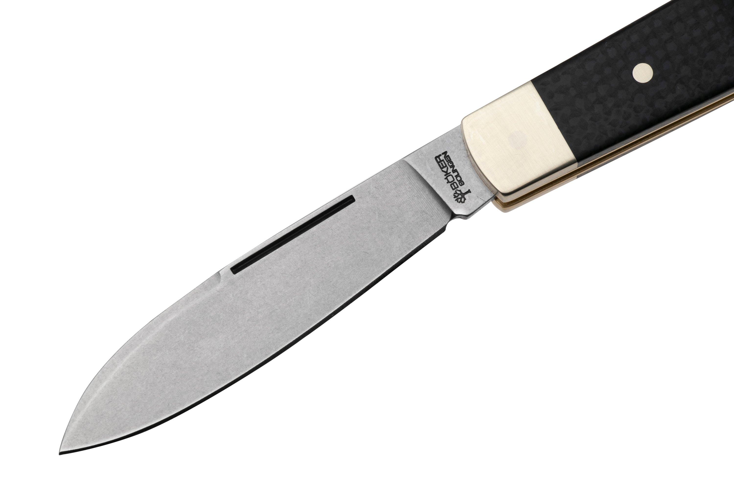 Böker Barlow Prime Black Jute Micarta 114943, pocket knife ...