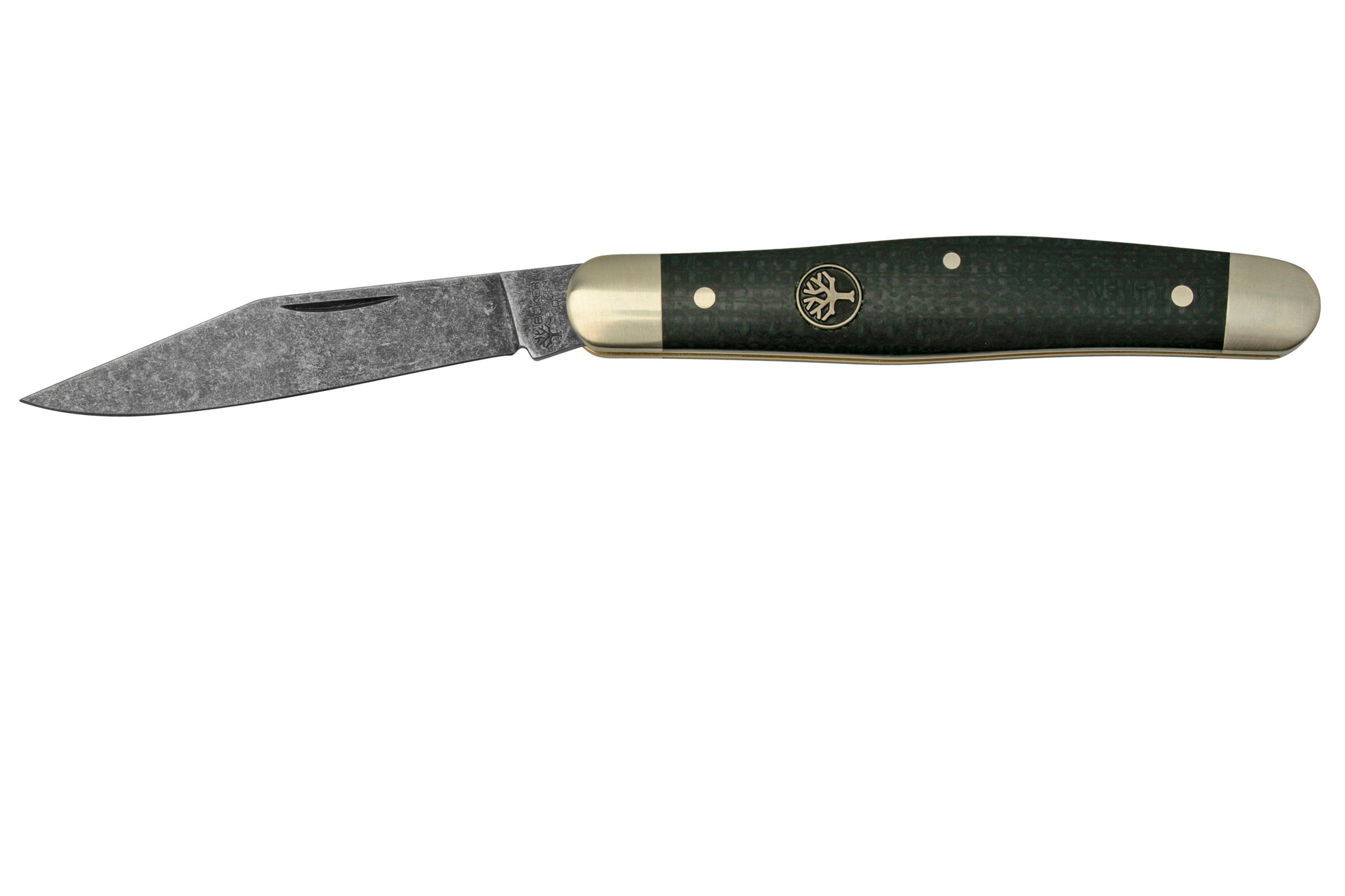 Böker Stockman Jute Micarta, O1 114986 pocket knife | Advantageously ...