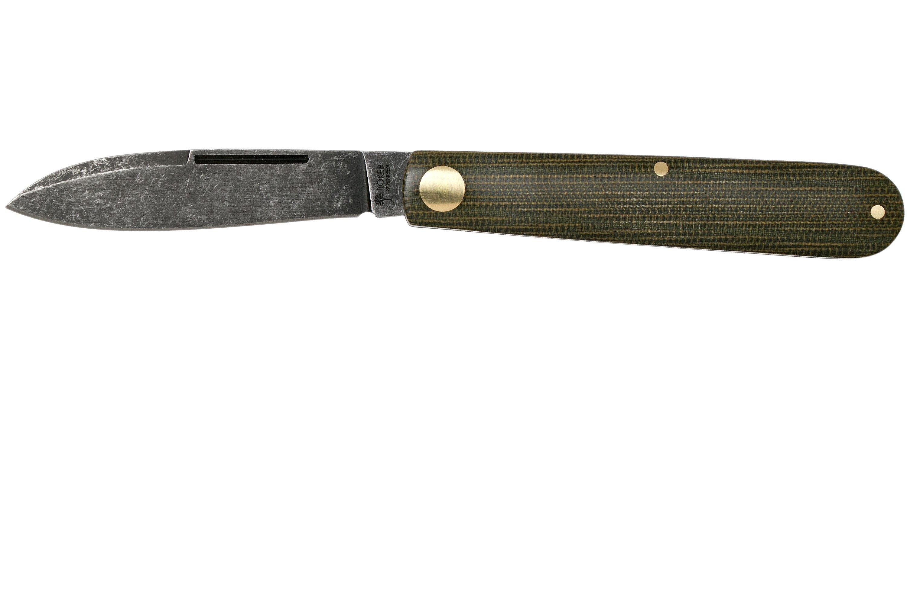 Böker Barlow Prime EDC Green 115942 pocket knife | Advantageously shopping at Knivesandtools.com