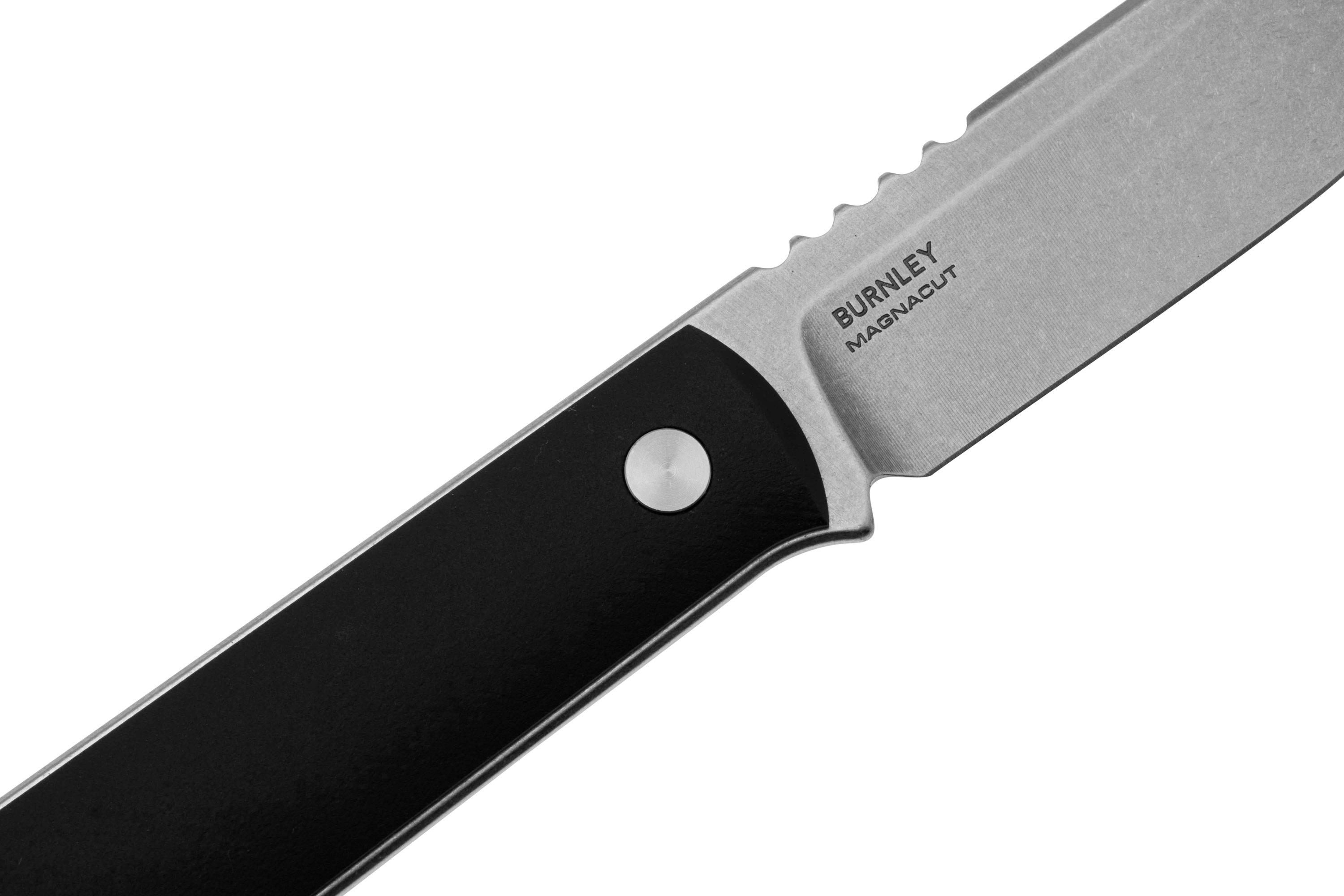 Böker BFF Packlite 120749 Black Richlite, fixed knife, Lucas Burnley ...