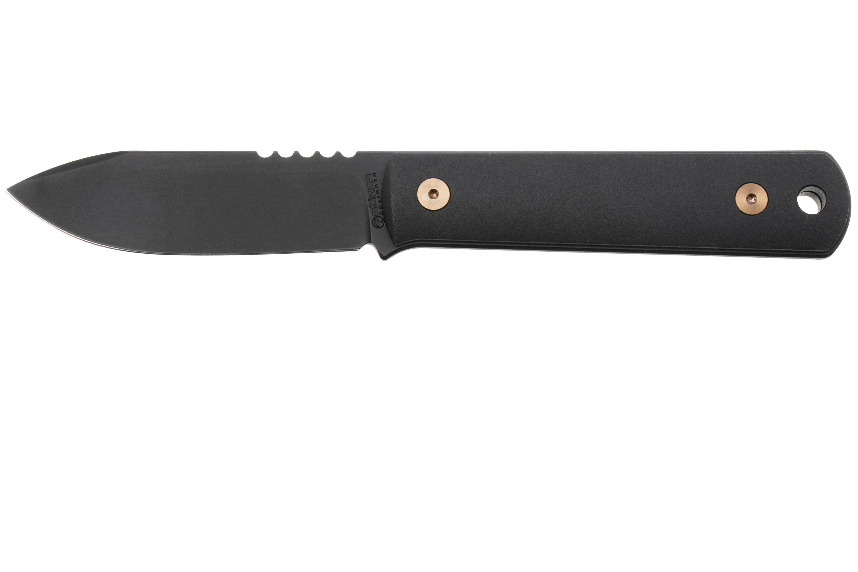 Böker BFF Packlite 120751 Allblack Stargaze, fixed knife, Lucas Burnley ...