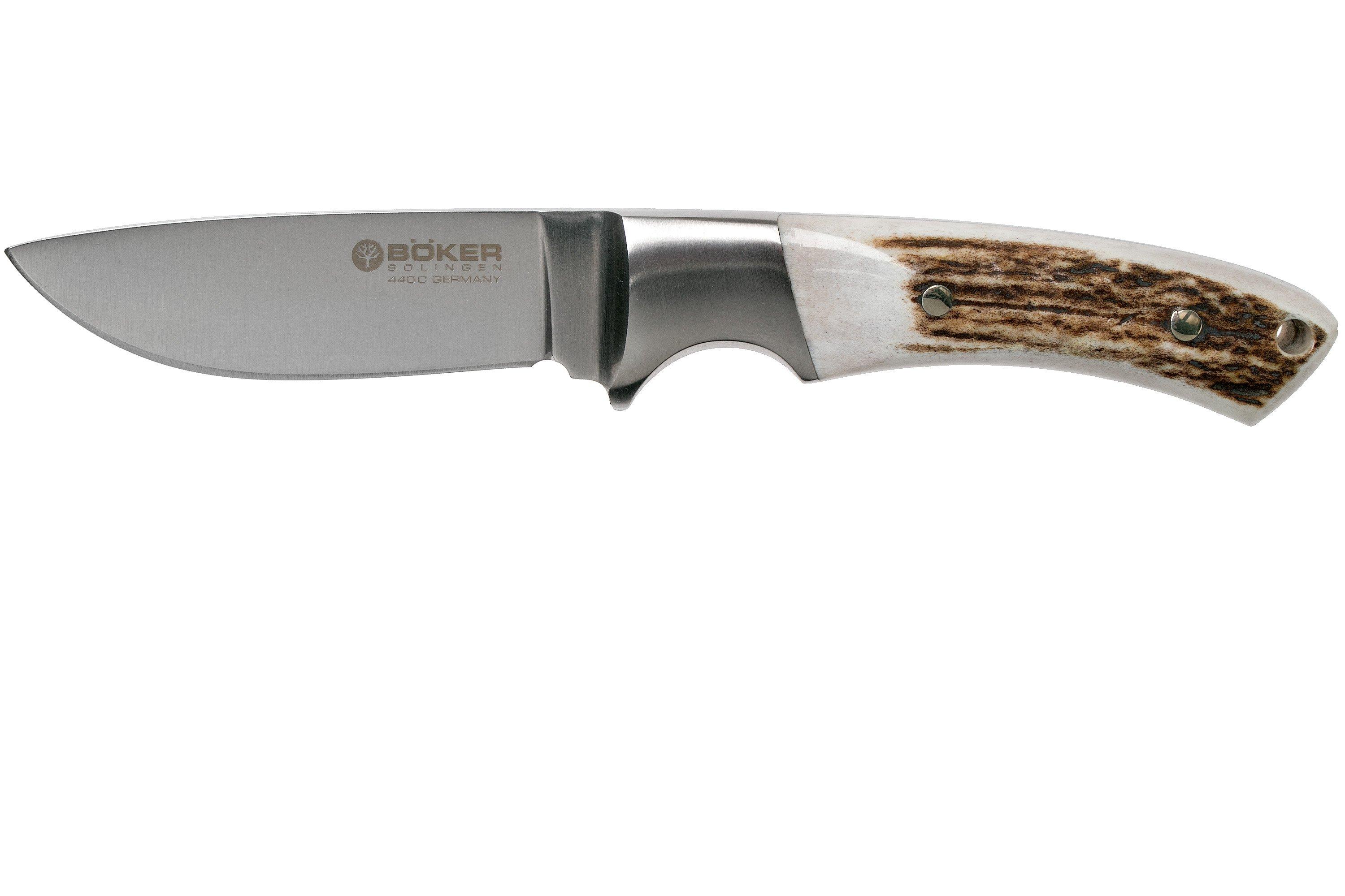 Böker Integral Hunter stag horn 121535HH hunting knife | Advantageously ...