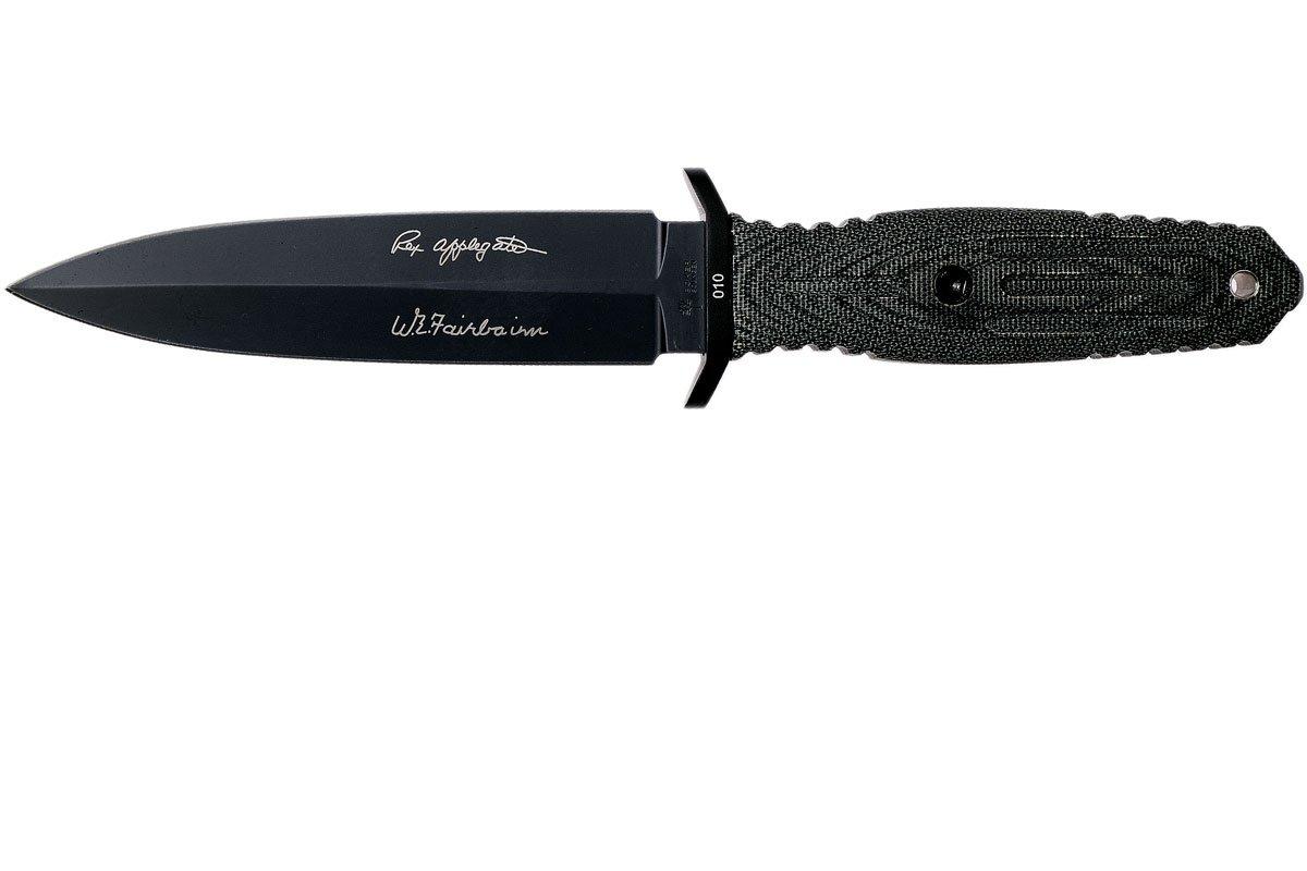 Böker Applegate 5.5 All Black 121545 dagger, Bill Harsey design ...