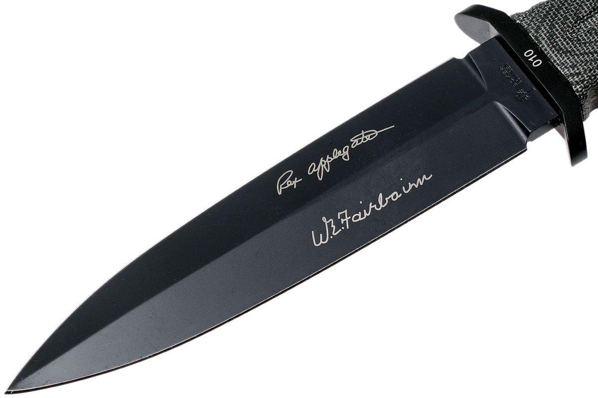 Böker Applegate 5.5 All Black 121545 dagger, Bill Harsey design ...