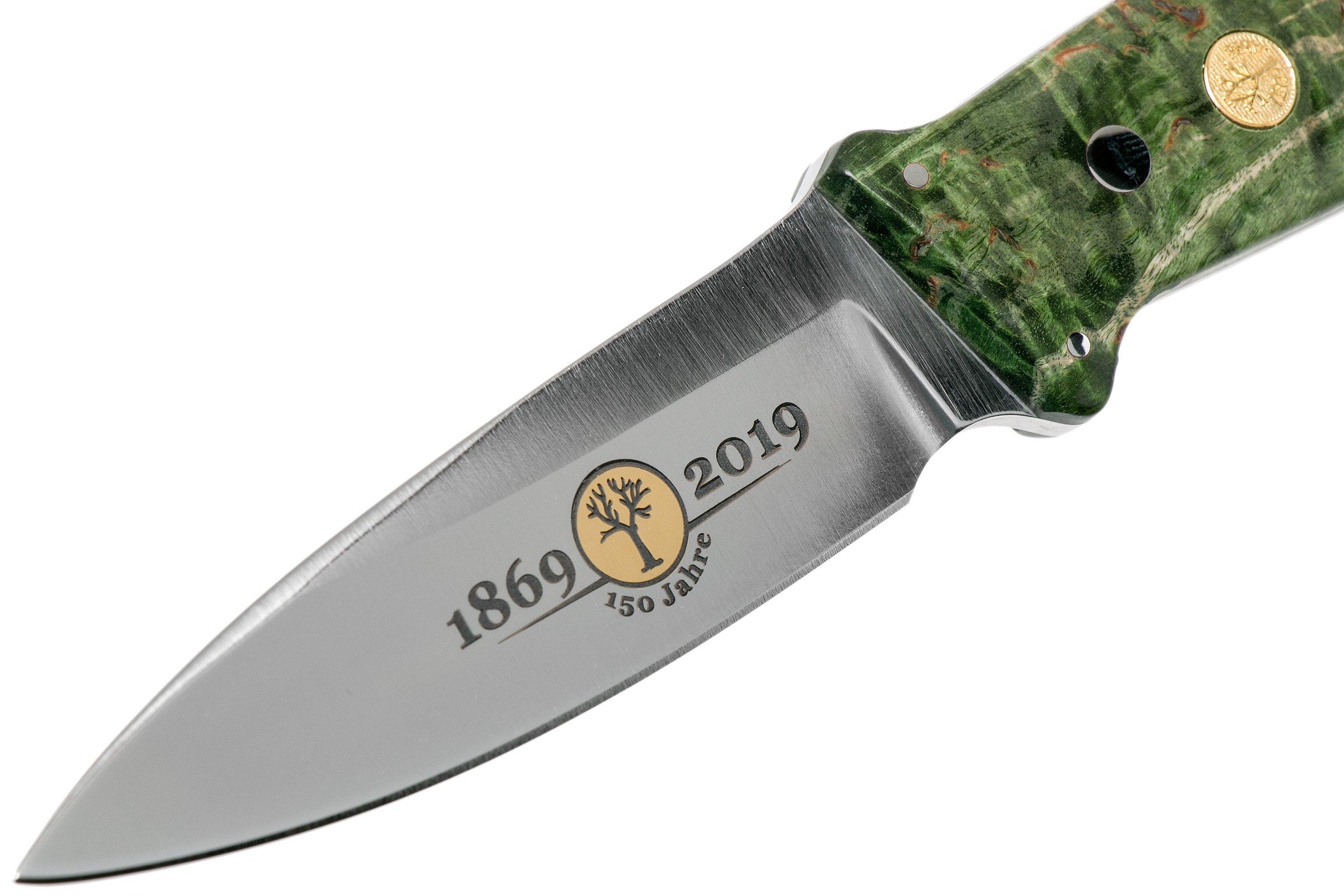 Böker Cub Anniversary Edition Green 126661 fixed knife, Lucas Burnley ...