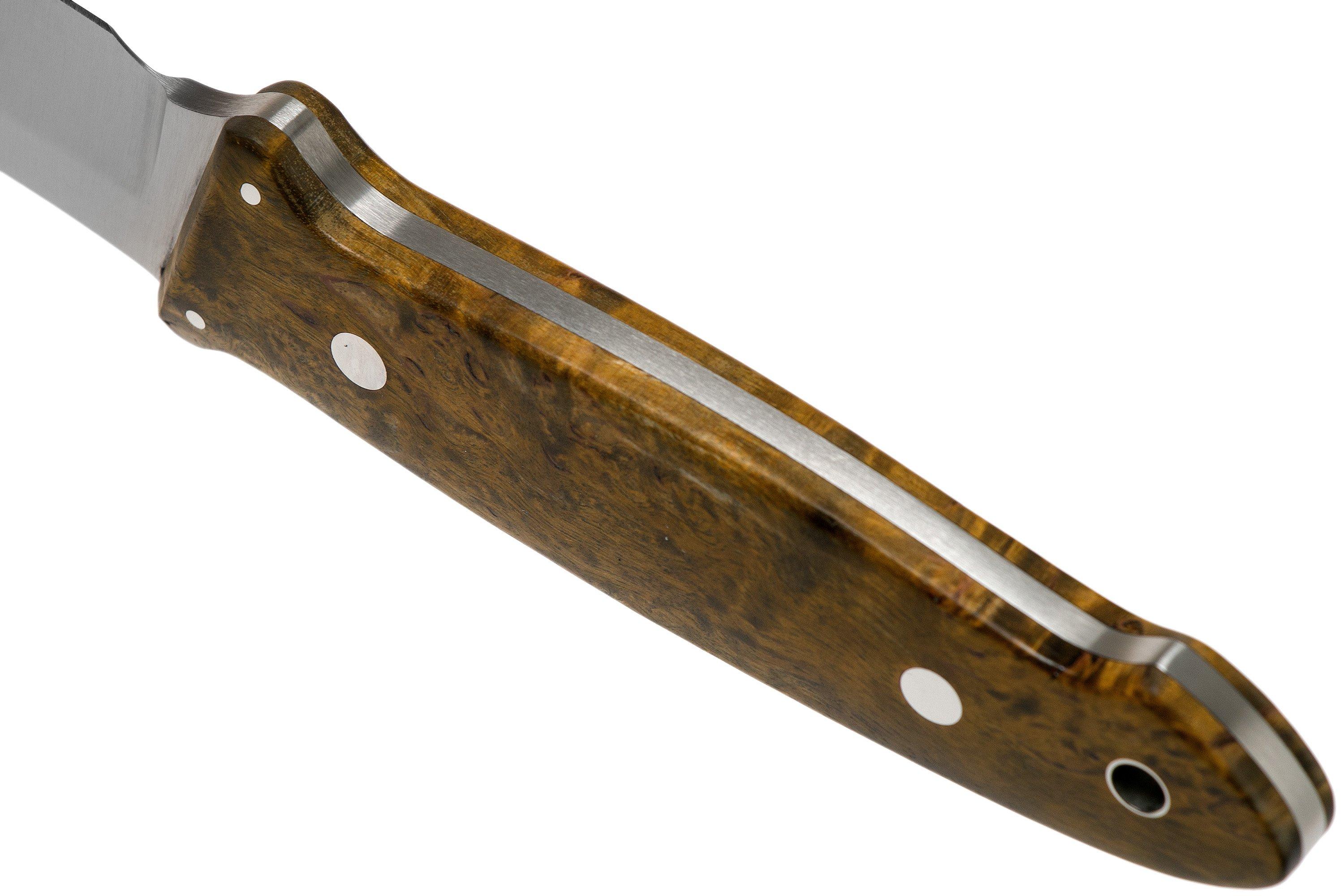 Böker Cub Curly Birch 127661 fixed knife, Lucas Burnley design ...
