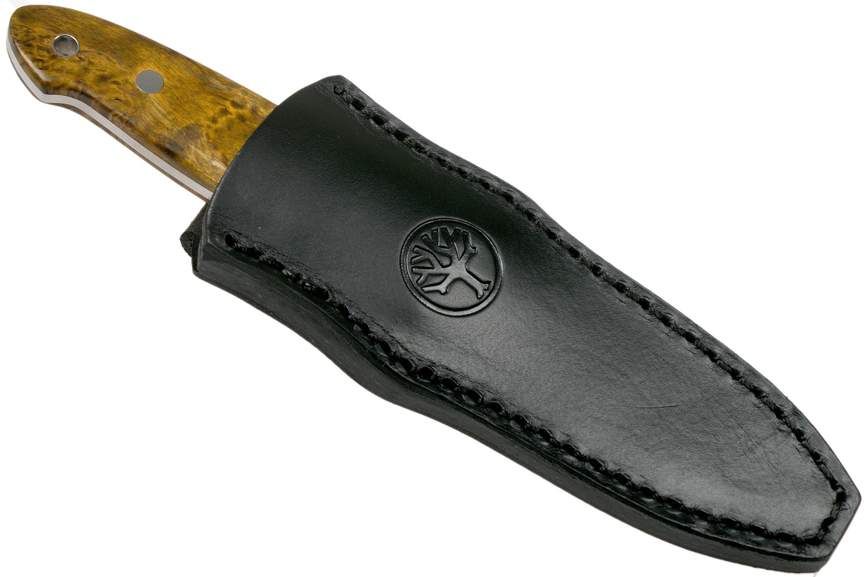 Böker Cub Curly Birch 127661 fixed knife, Lucas Burnley design ...