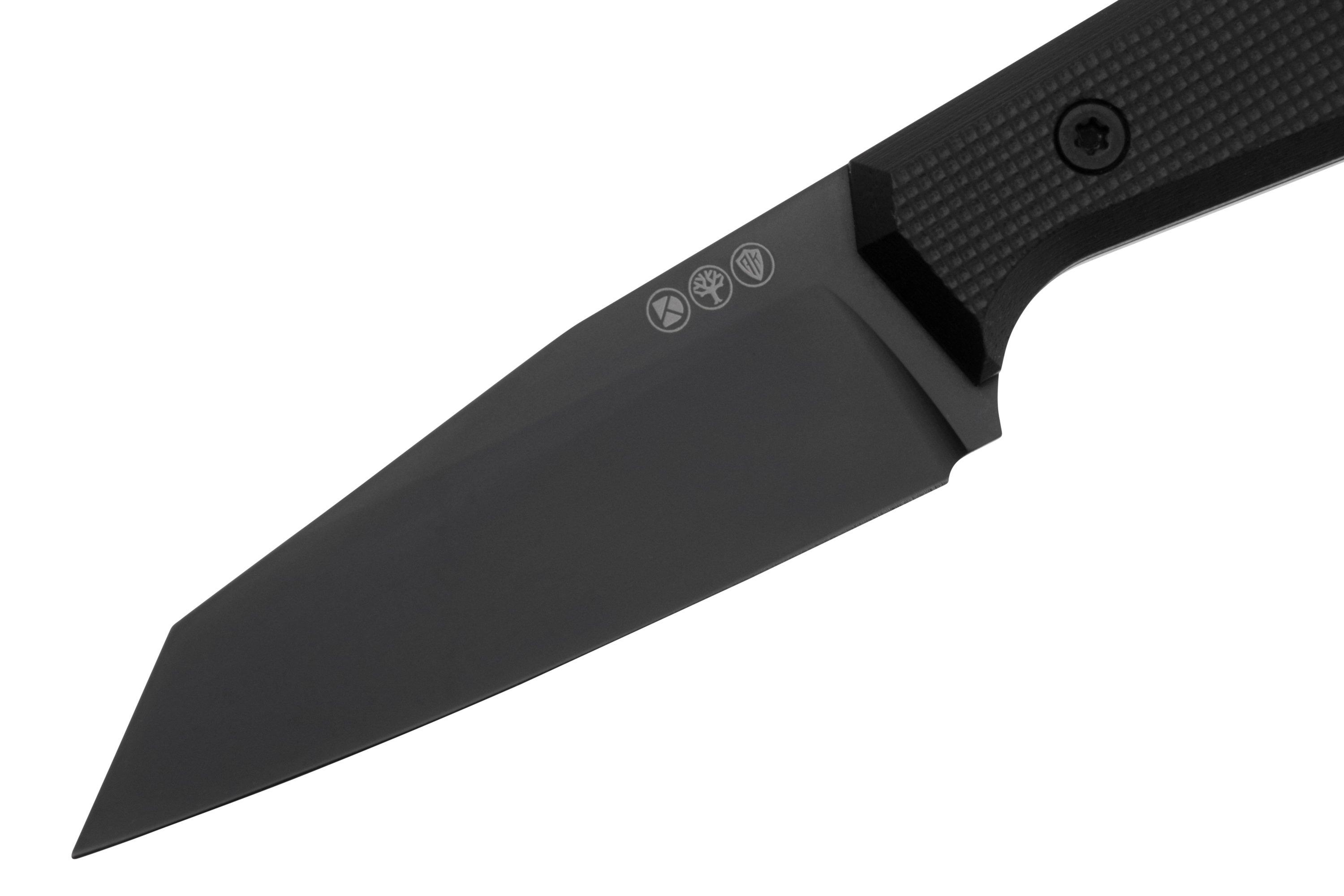 Boker Daily Knives AK1, 130502 Black Reverse Tanto Black G10, vaststaand mes | Voordelig kopen ...
