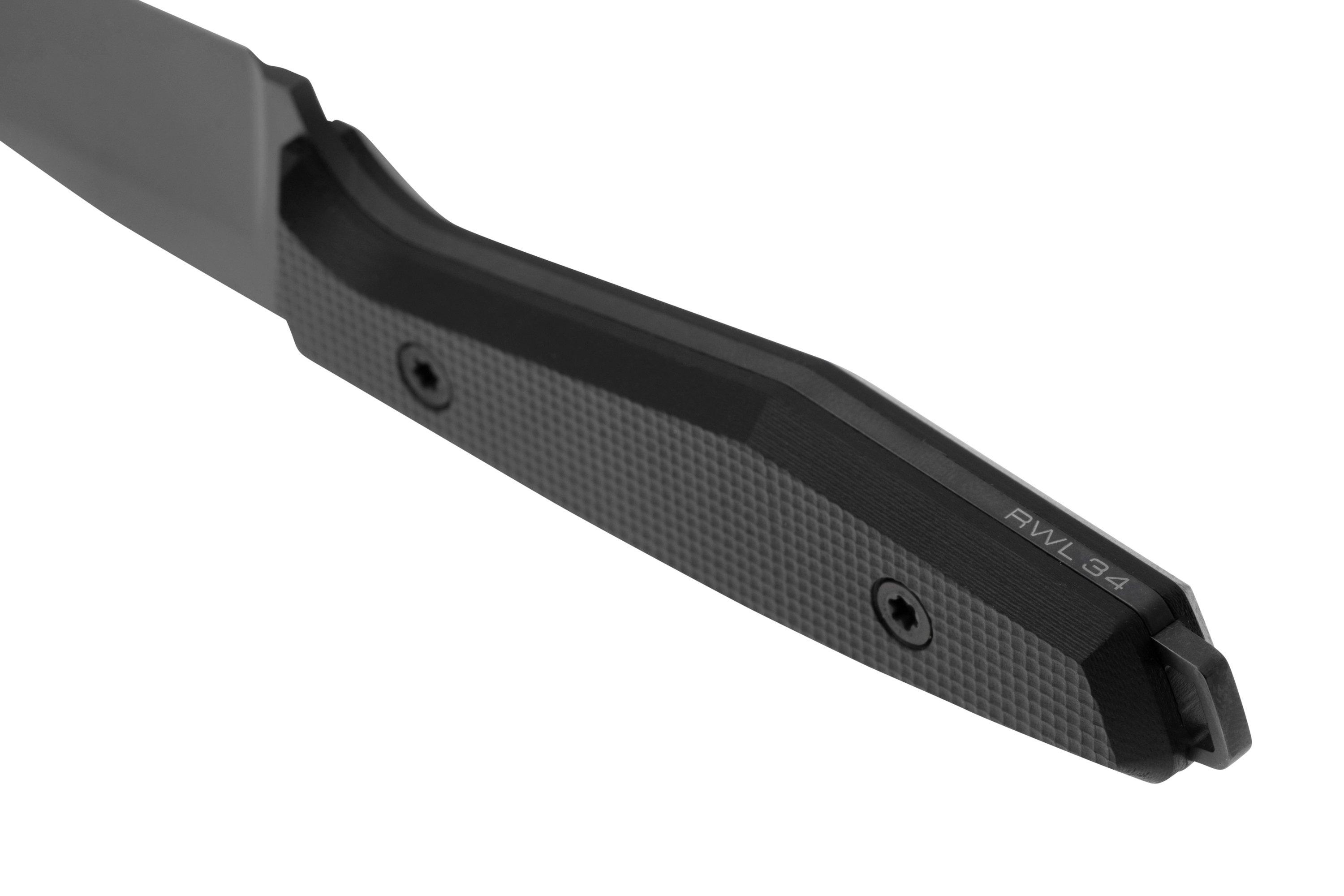 Boker Daily Knives AK1, 130502 Black Reverse Tanto Black G10, vaststaand mes | Voordelig kopen ...