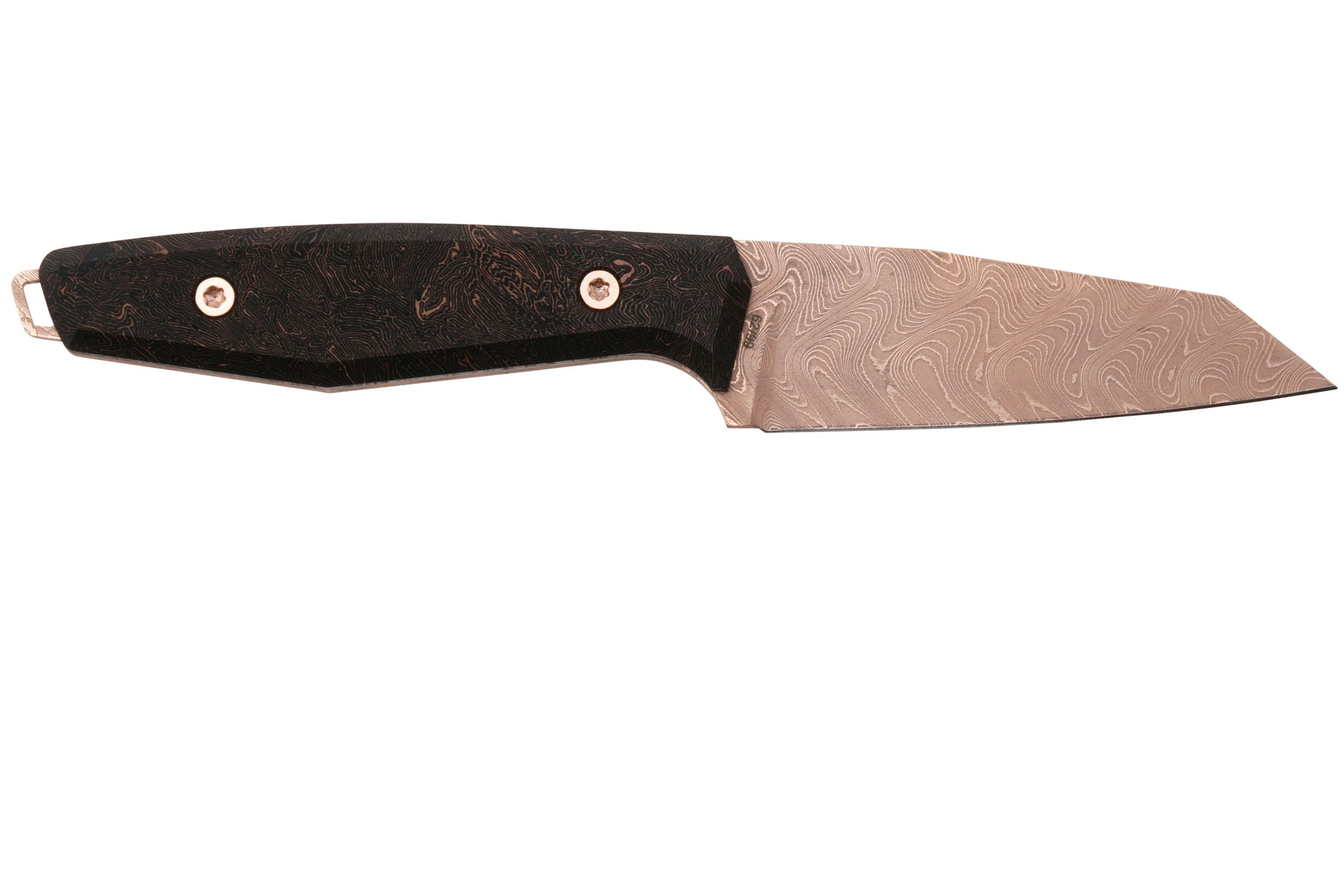 Boker Daily Knives AK1 132502DAM Rosegold Damast, Fatcarbon Space Coral, Limited Edition ...