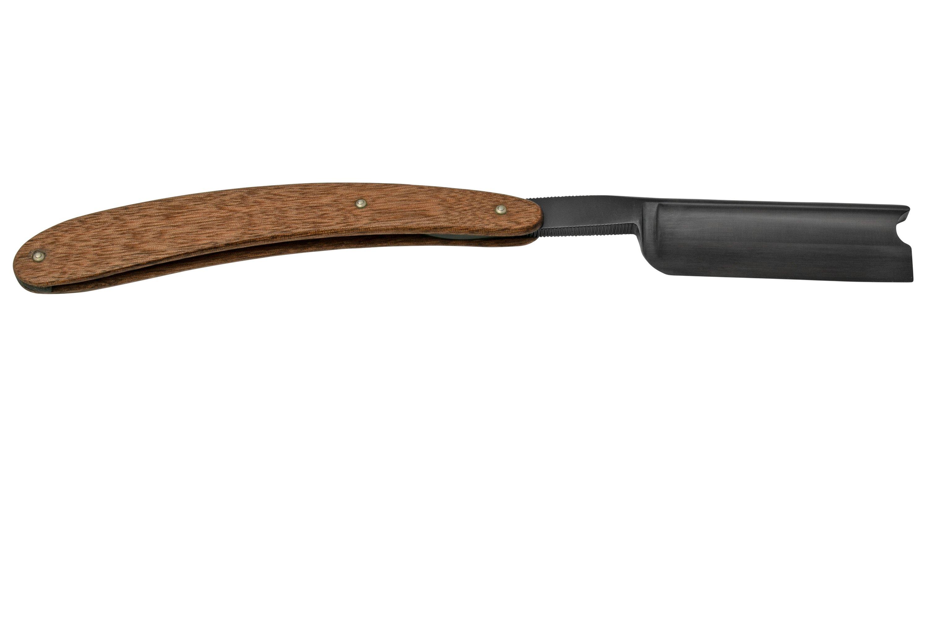 Böker Walnut Barber's Notch 140306 straight razor | Advantageously ...