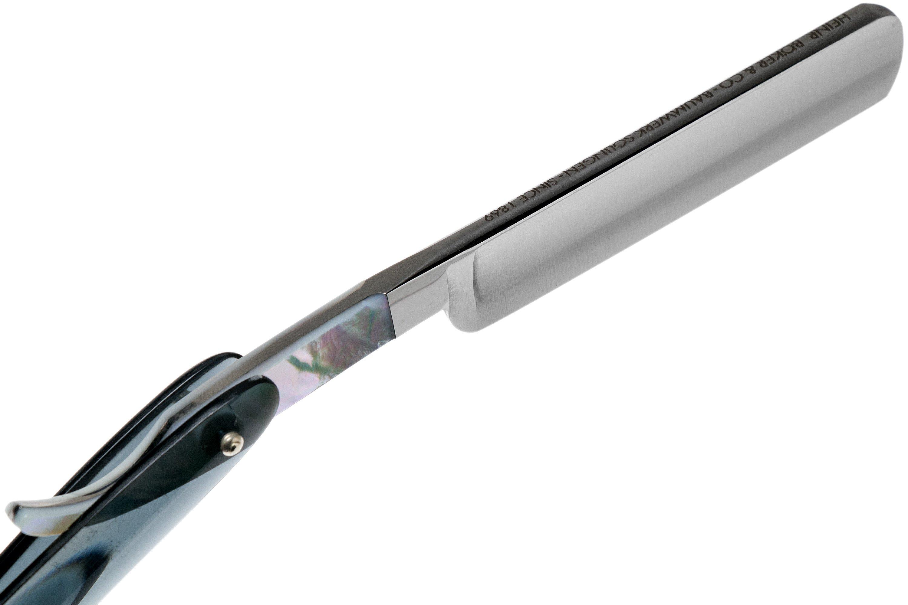Böker Manufaktur Pearl Scale Tang straight razor 140546 ...