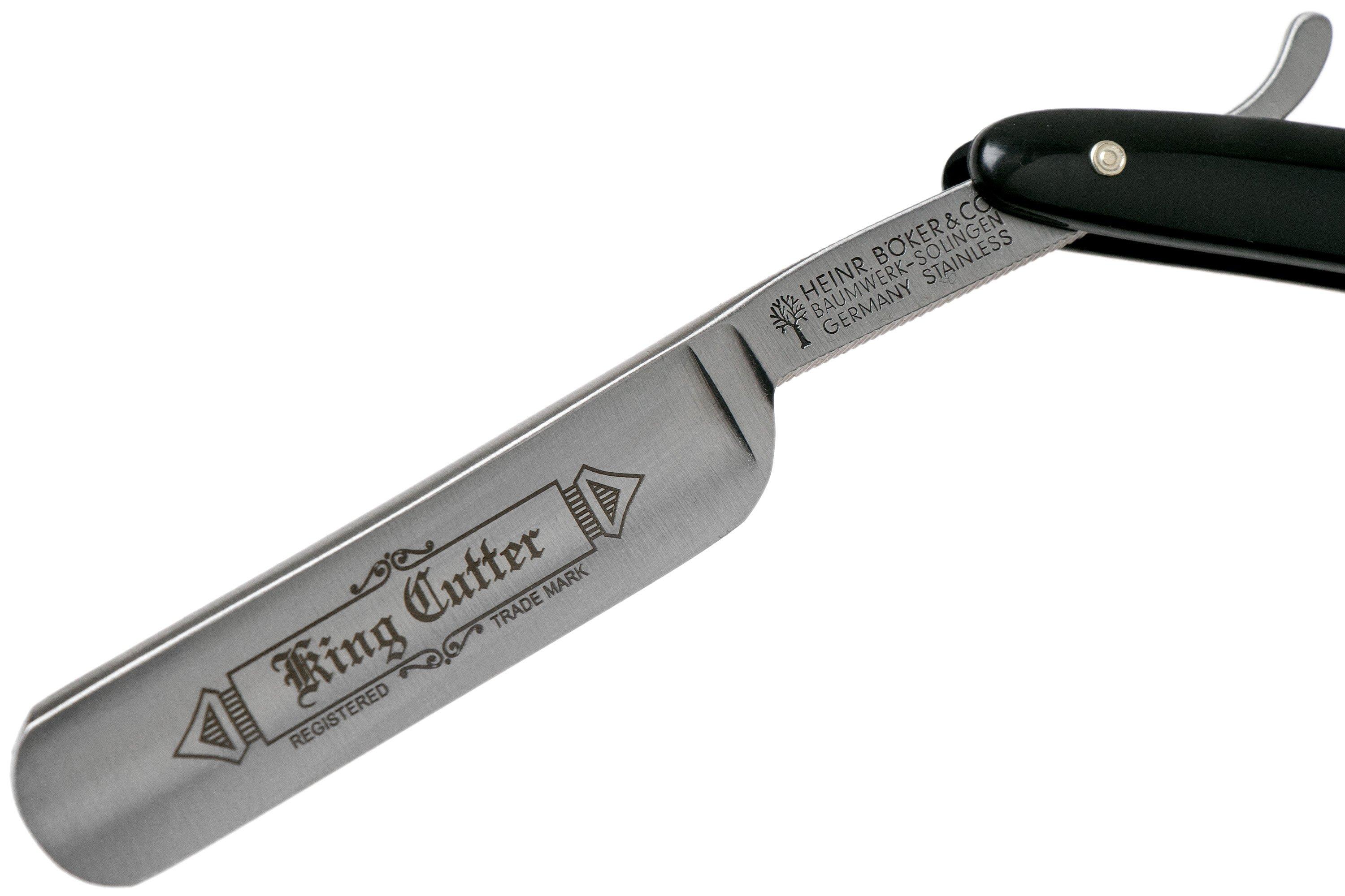 Böker Manufaktur King Cutter Stainless 5/8" straight razor 140553 ...