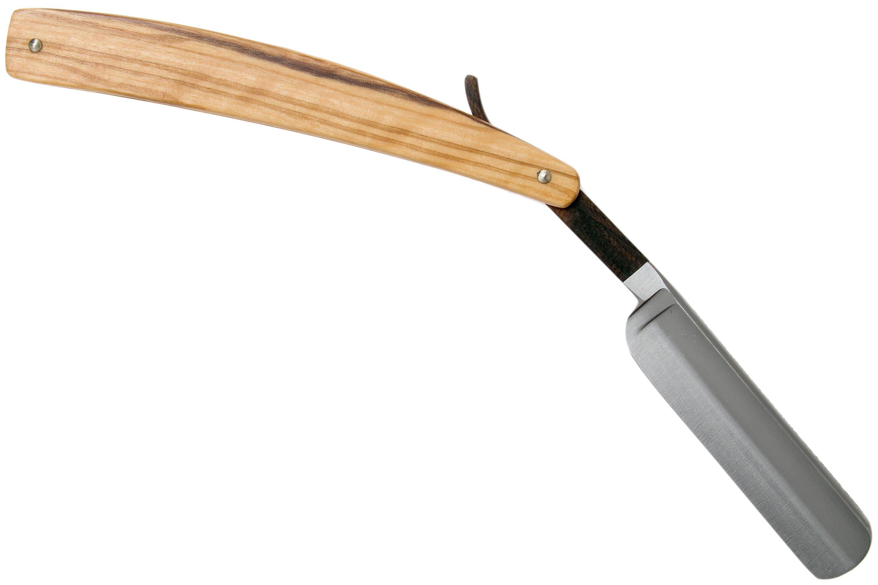 Böker Manufaktur Black Wood Scale Tang straight razor 140559 ...