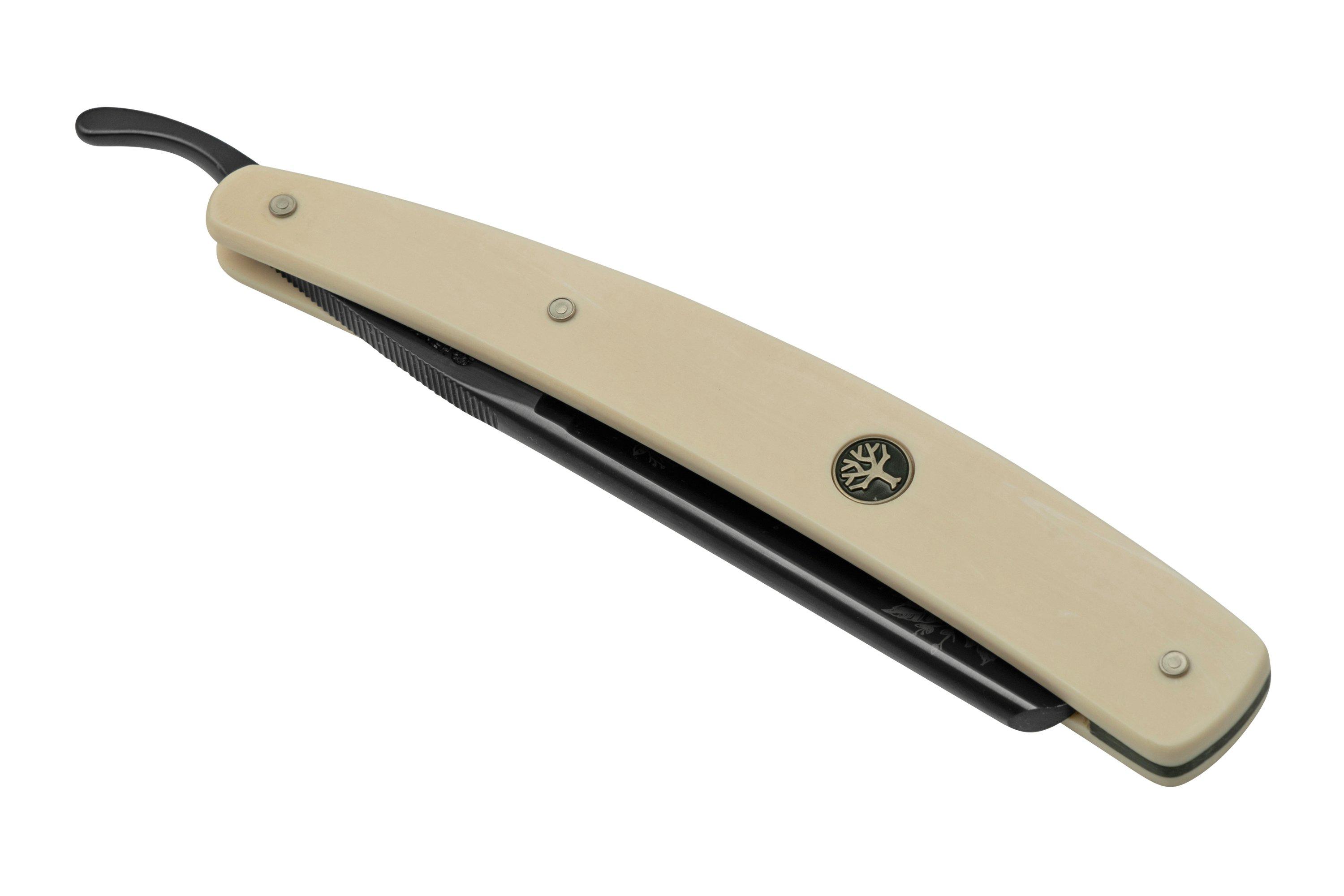 Böker Manufaktur Flower Meadow 140932 white, stright razor ...