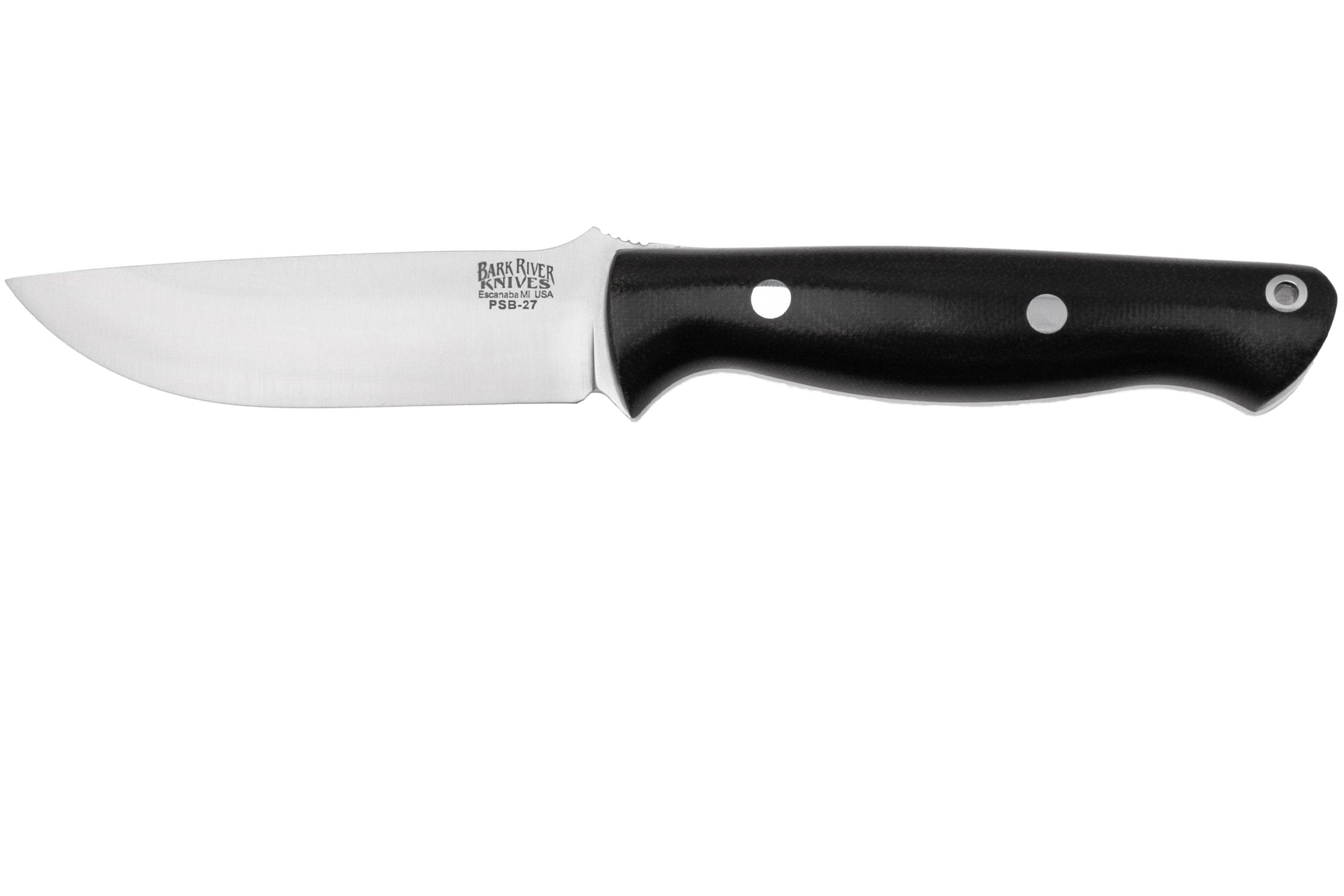 Bark River Gunny PSB-27, Aged Green Canvas Micarta, outdoor knife ...