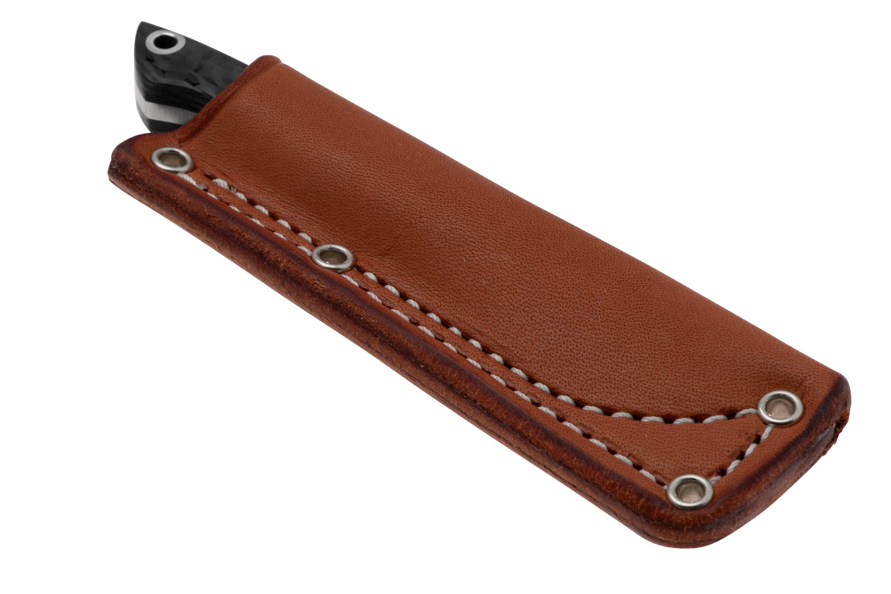 Bark River Micro Canadian CPM 3V, Black Carbon Fiber, fixed knife ...