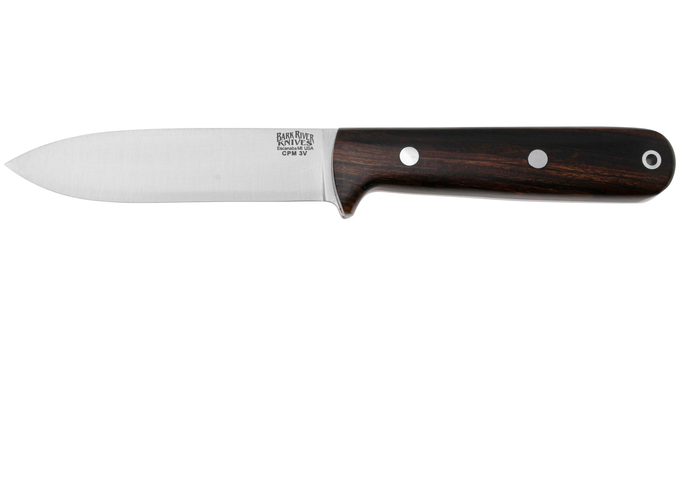 Bark River Kephart 4“ CPM 3V Desert Ironwood, vaststaand bushcraftmes ...