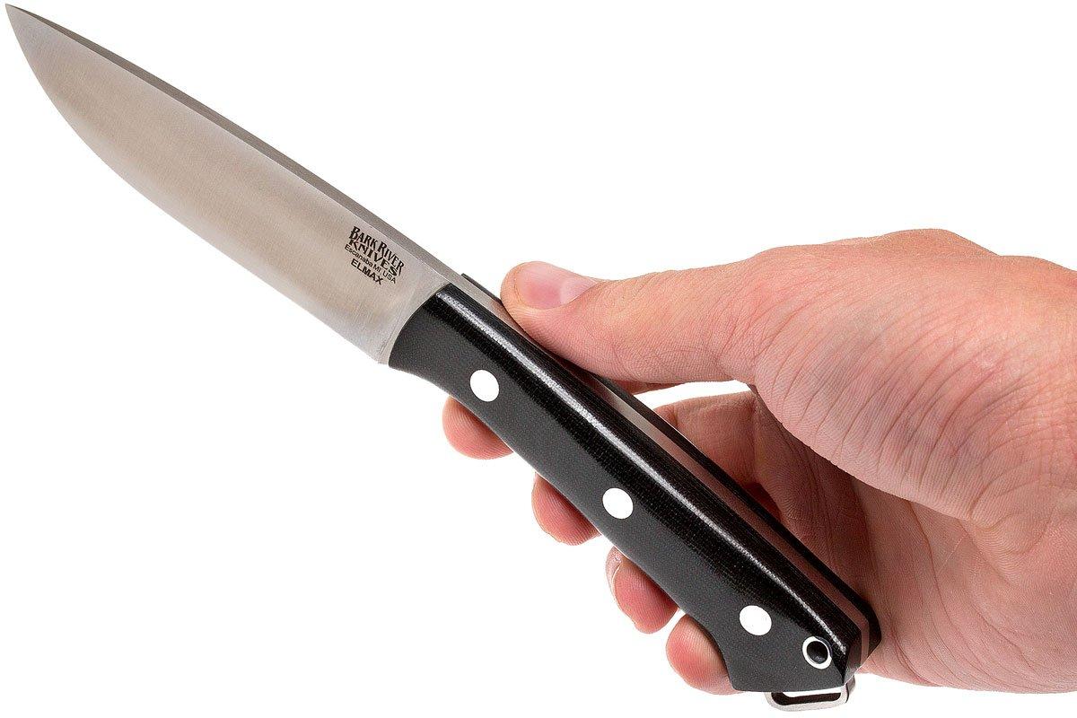 Bark River Fox River LT Elmax, Black Canvas Micarta | Compras con ...