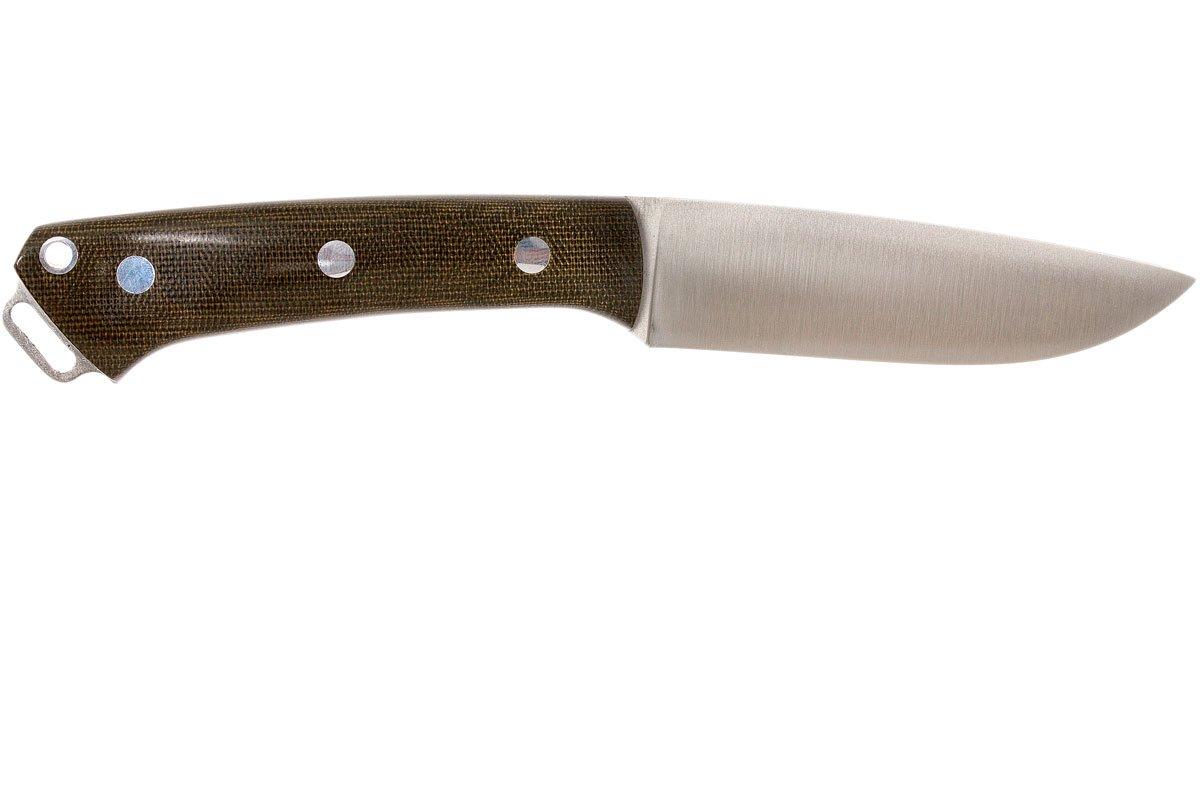 Bark River Fox River LT Elmax, Green Canvas Micarta | Advantageously ...