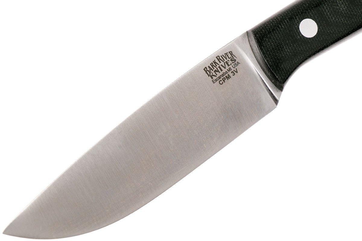 Nóż Bark River Fox River CPM 3V, Black Canvas Micarta, No Loop | Zalety ...