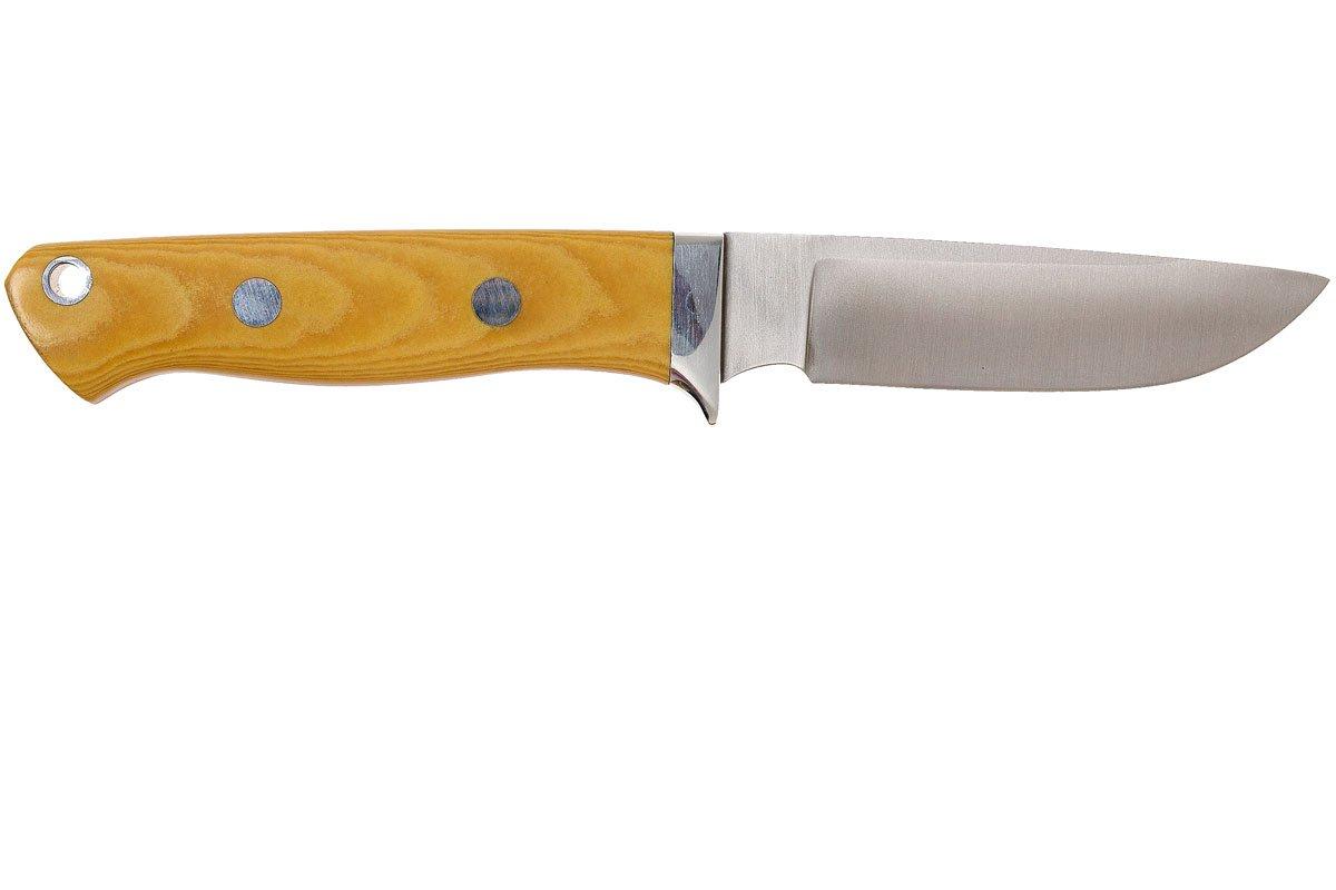 Bark River Huntsman A2, Antique Ivory Micarta, red liners ...