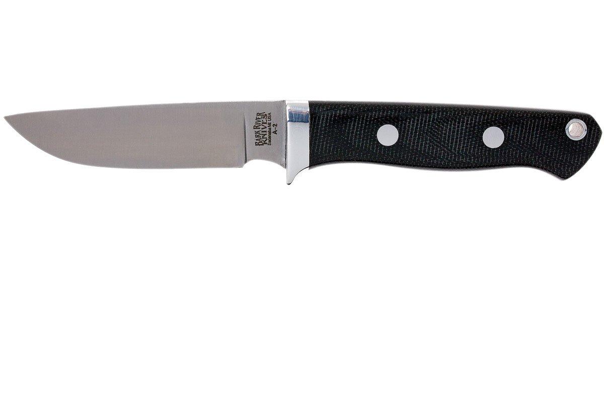 Bark River Huntsman A2, Black Canvas Micarta | Compras vantajosas em ...