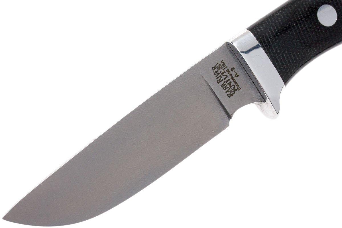 Bark River Huntsman A2, Black Canvas Micarta | Voordelig kopen bij ...