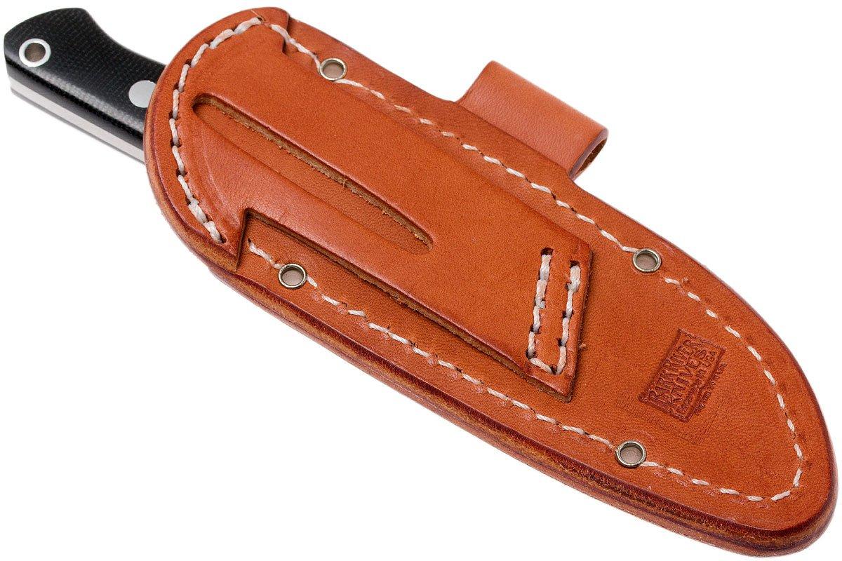 Bark River Huntsman A2, Black Canvas Micarta | Advantageously shopping ...