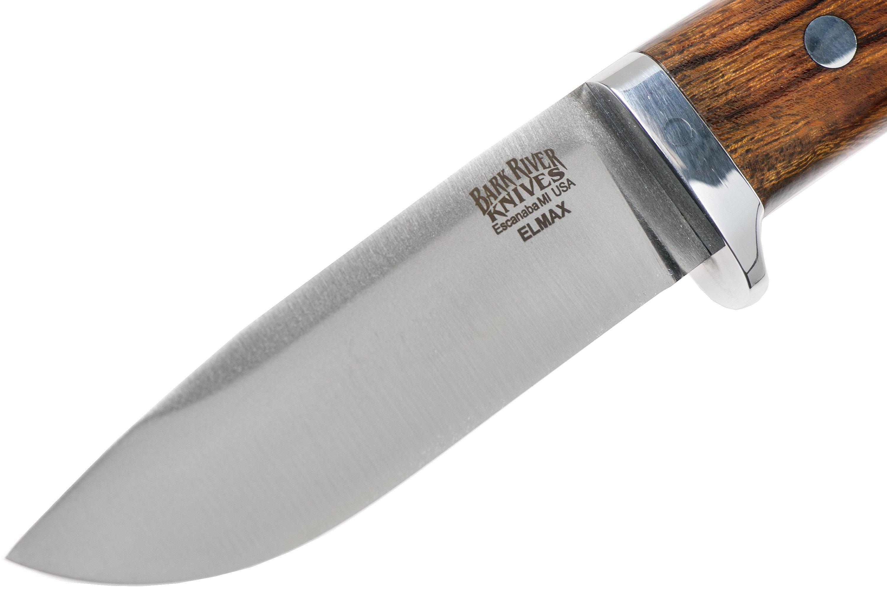 Bark River Classic Drop Point Hunter Elmax, Desert Ironwood jachtmes ...