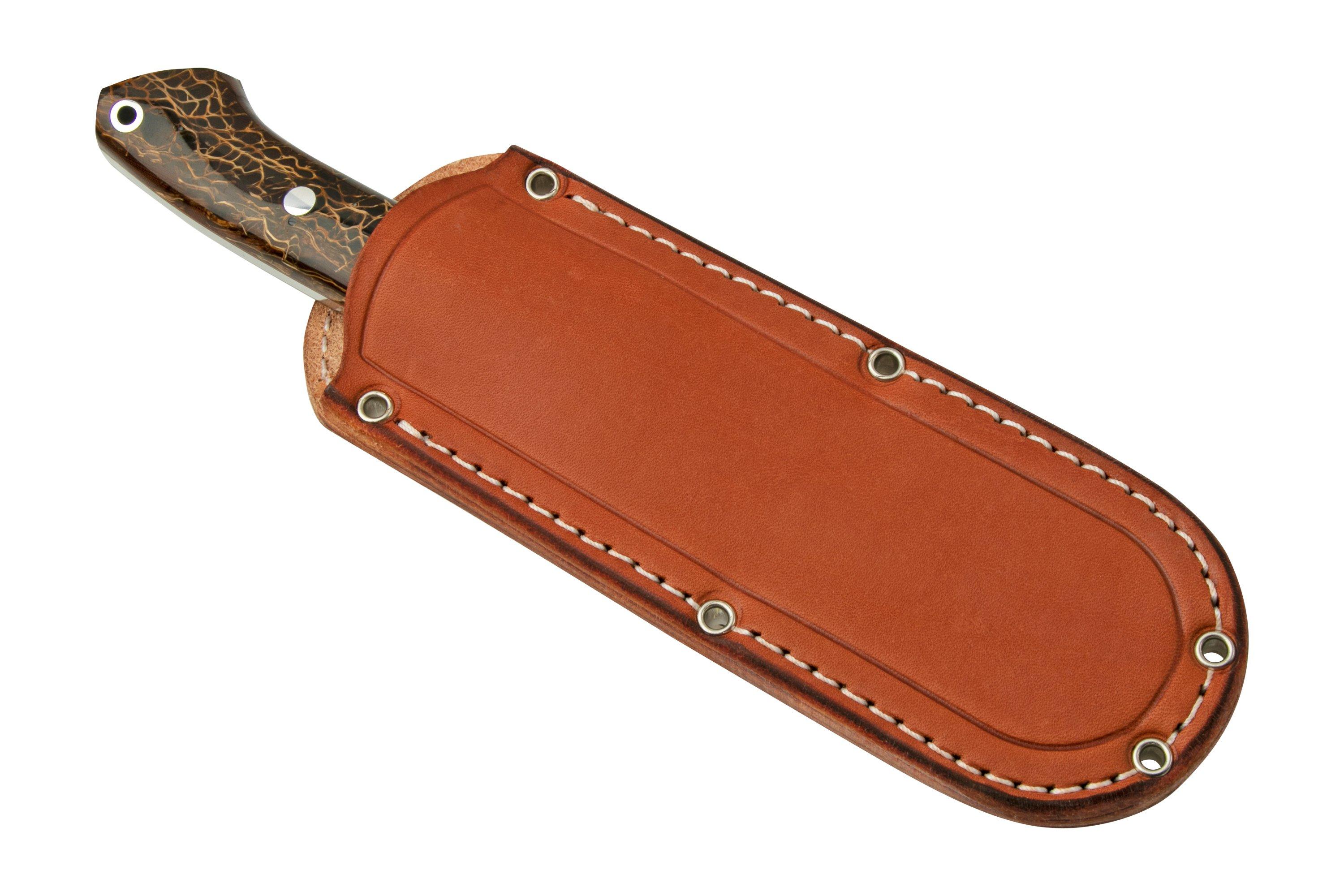 Bark River Classic Drop Point Hunter CPM S45VN Smoke Prickly Pear ...