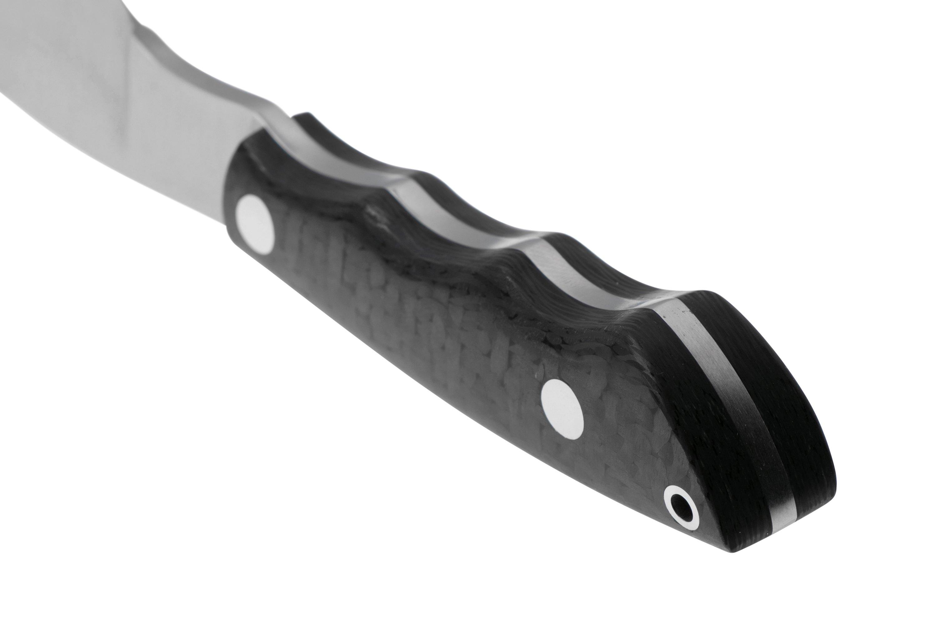 Bark River Mini Canadian CPM 3V Black Carbon Fiber, fixed knife ...