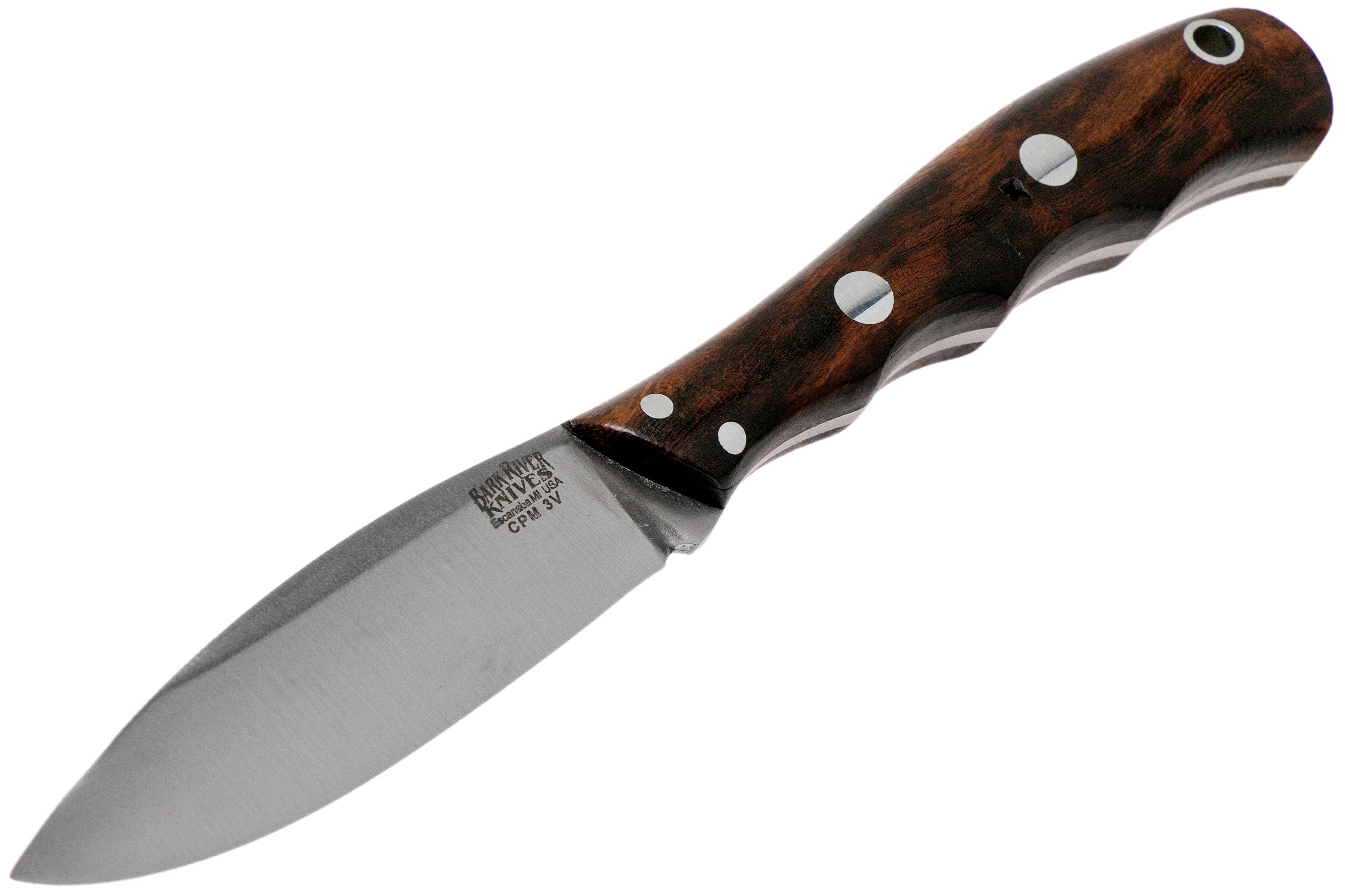 Bark River Lil Canadian Cpm 3v Desert Ironwood Fixed Knife 0226