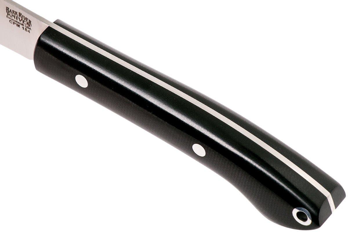 Bark River Bird & Trout CPM154, Black Canvas Micarta | Advantageously ...