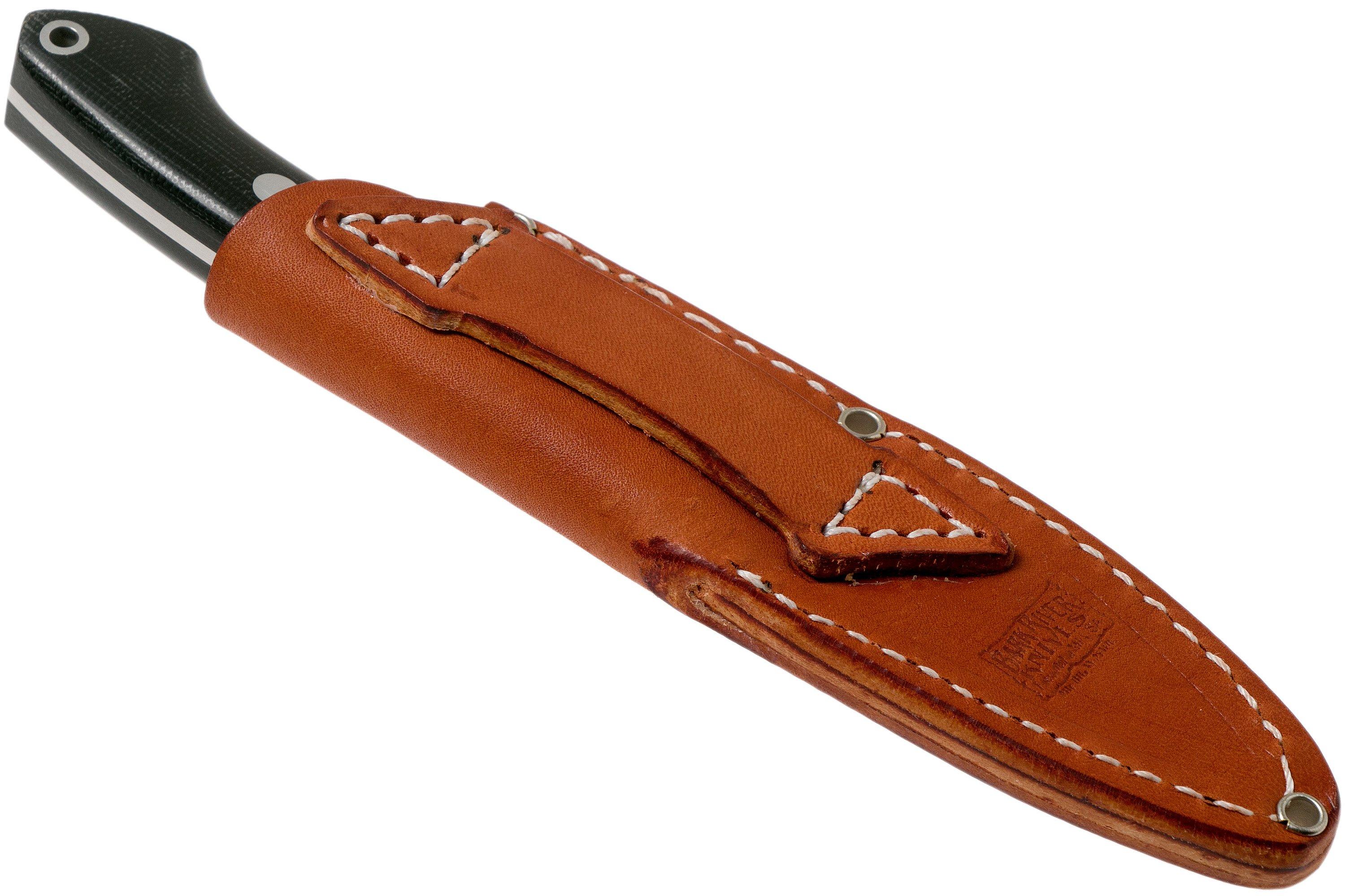 Bark River Bird & Trout CPM S45VN, Black Canvas Micarta ...