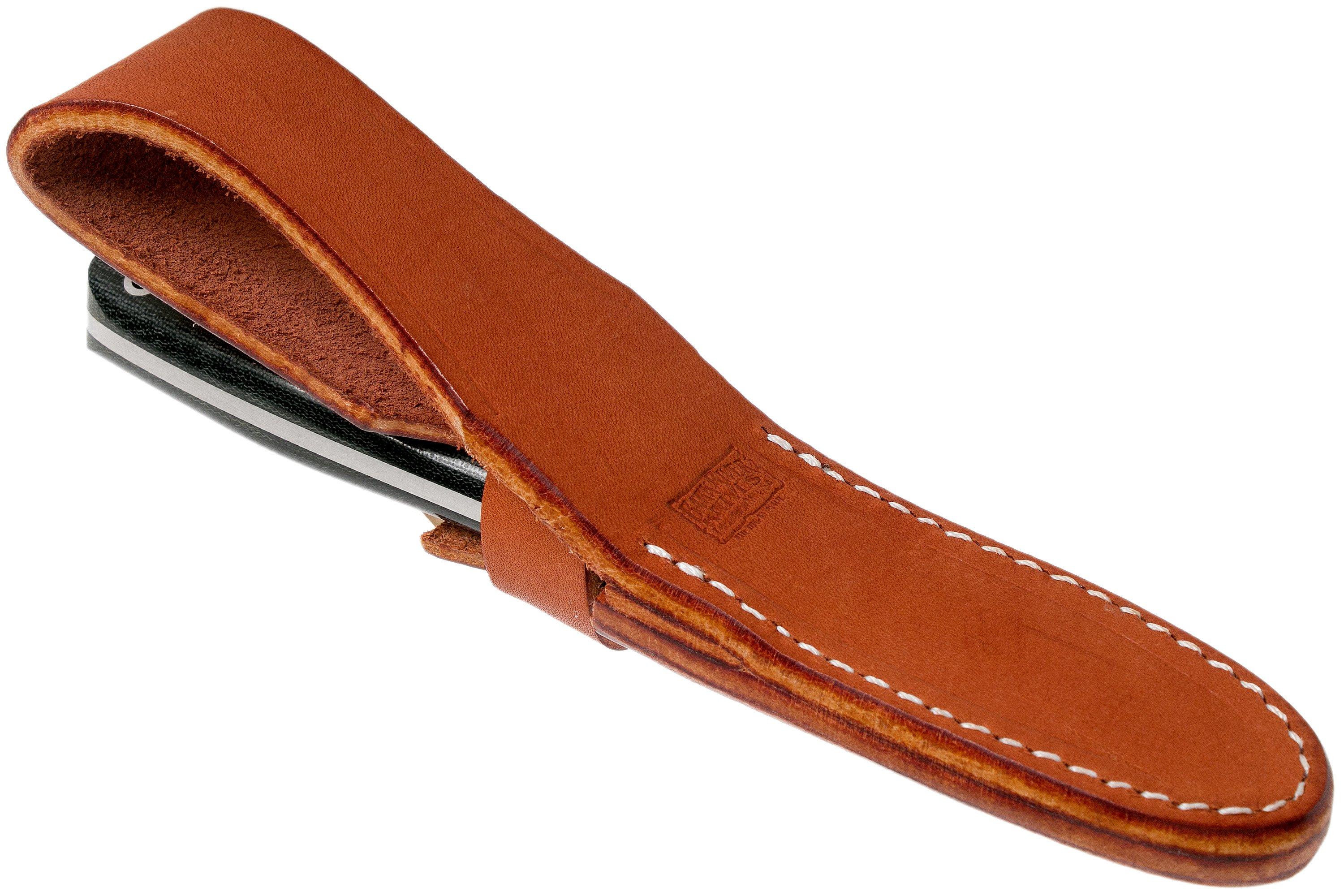 Bark River Mini Aurora Hunter CPM 3V, Black Canvas Micarta ...