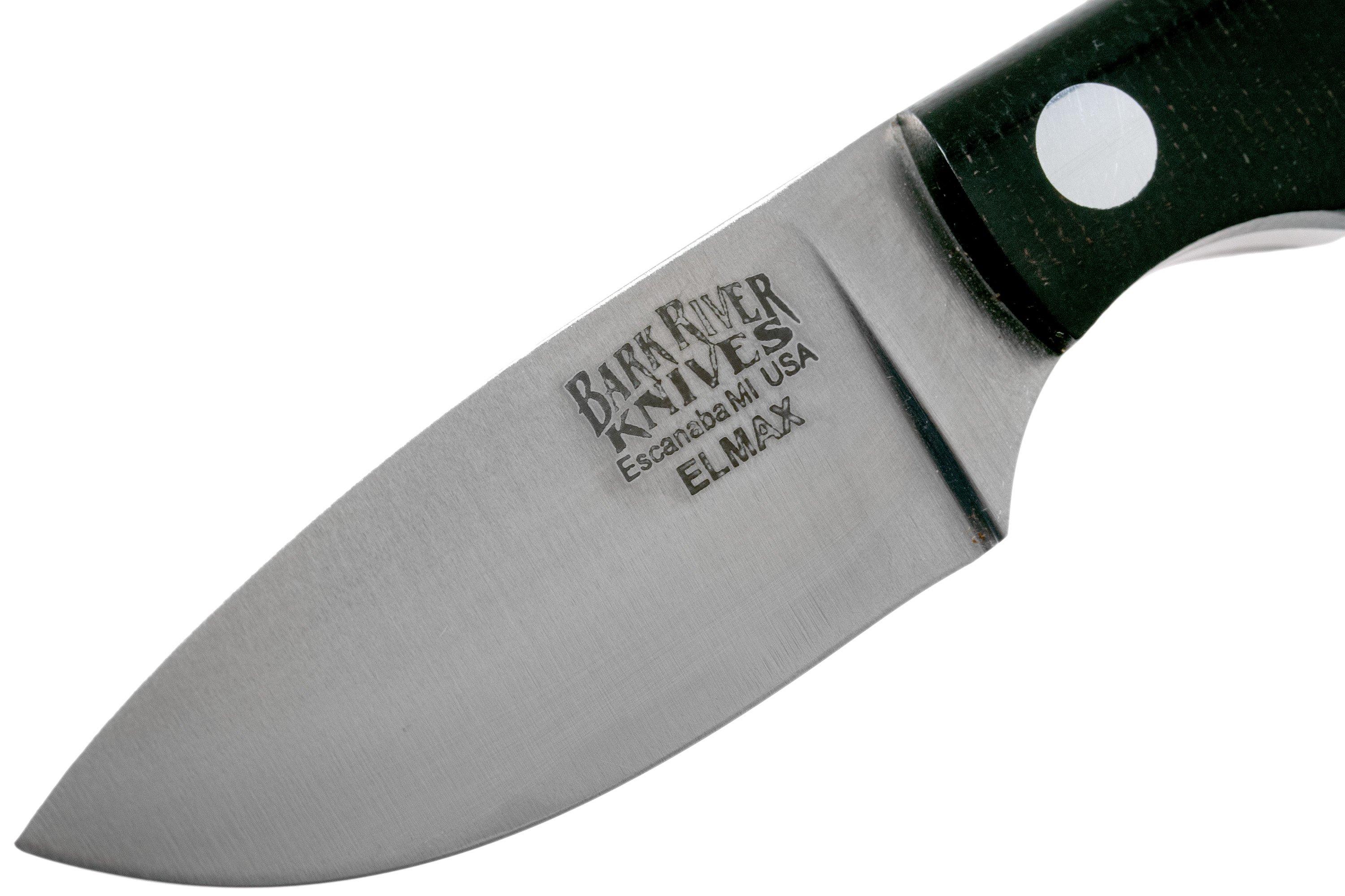 Bark River PSK Elmax Black Canvas Micarta | Advantageously shopping at ...