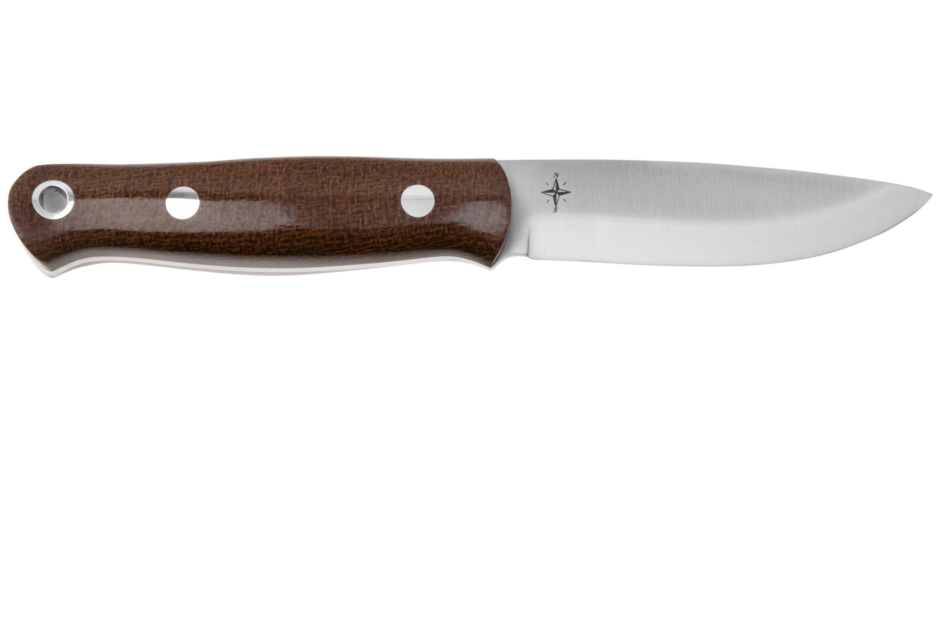 Bark River Bushcrafter 1 LT, CPM 3V Tan Burlap Micarta, bushcraftmes ...