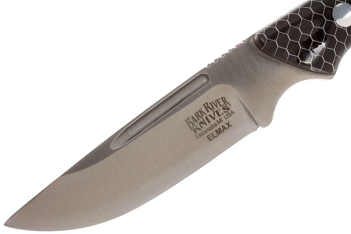 Bark River Adventurer Elmax, Black C-Tek, black sheath | Advantageously ...