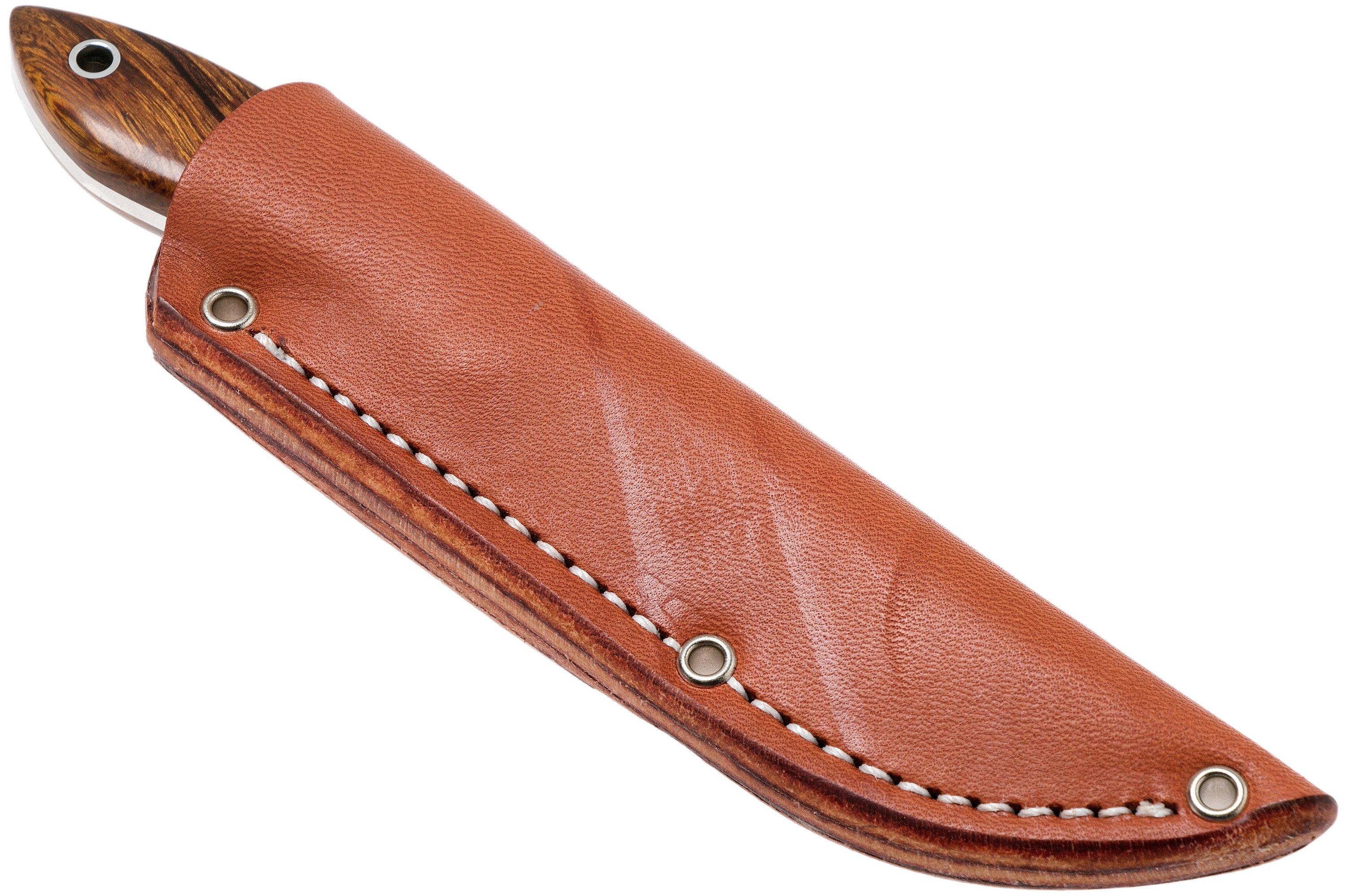 Bark River Adventurer Elmax, Desert Ironwood, brown sheath | Achetez à ...