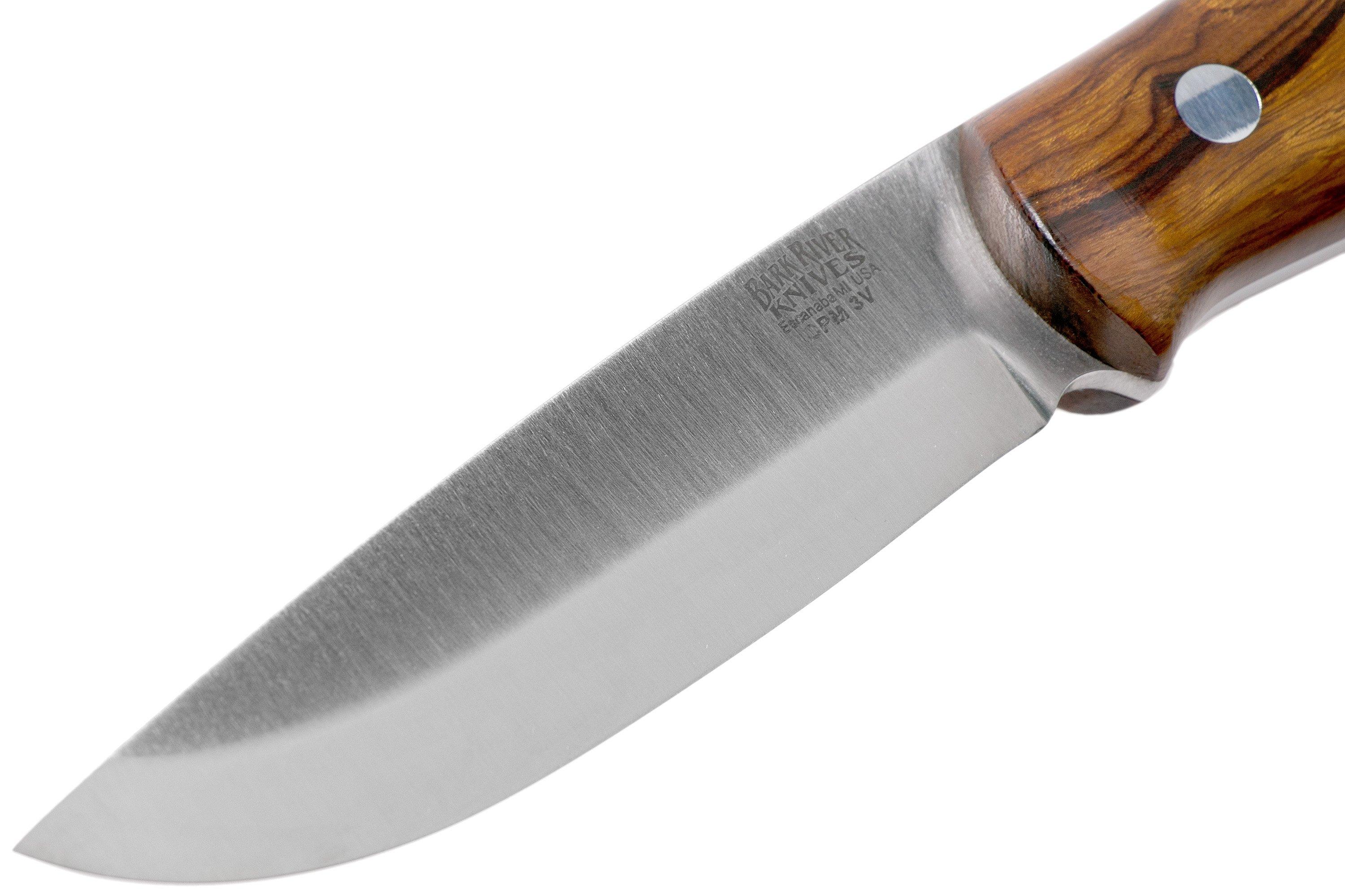 Bark River Bushcrafter II CPM 3V Desert Ironwood bushcraft knife ...