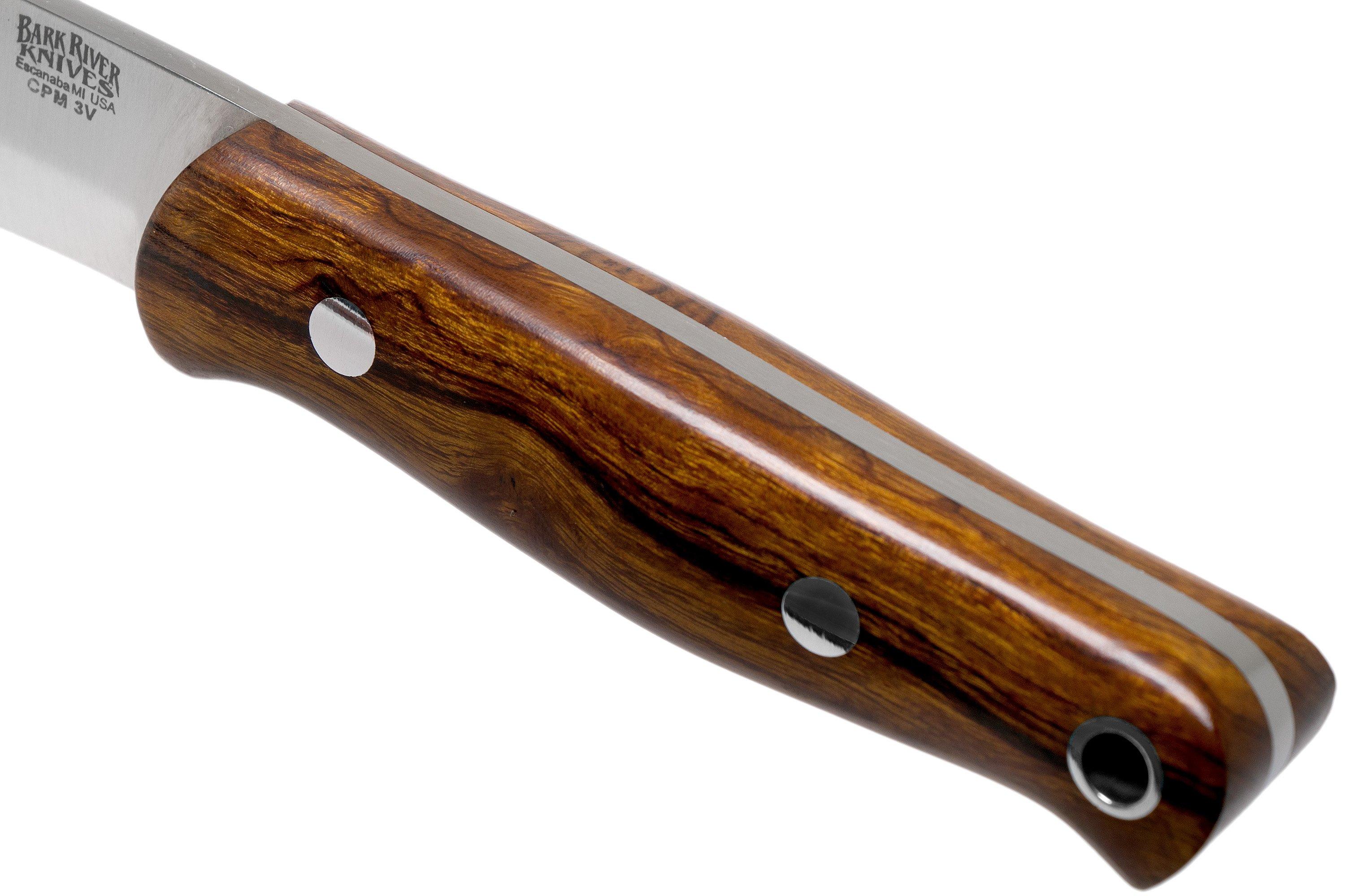 Bark River Bushcrafter II CPM 3V Desert Ironwood bushcraft knife ...