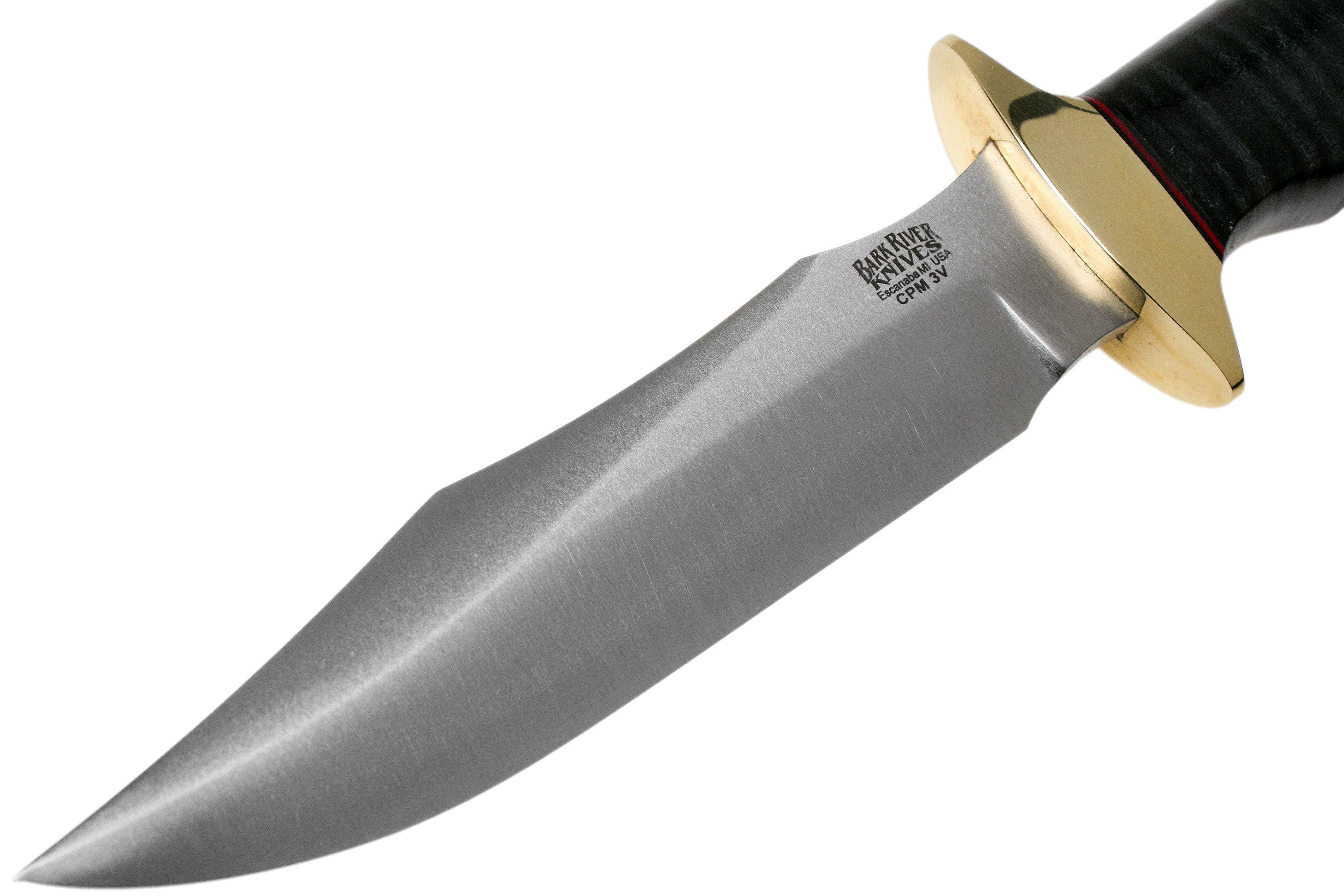 Bark River MACV-SOG CPM 3V, Black Canvas Micarta | Advantageously ...