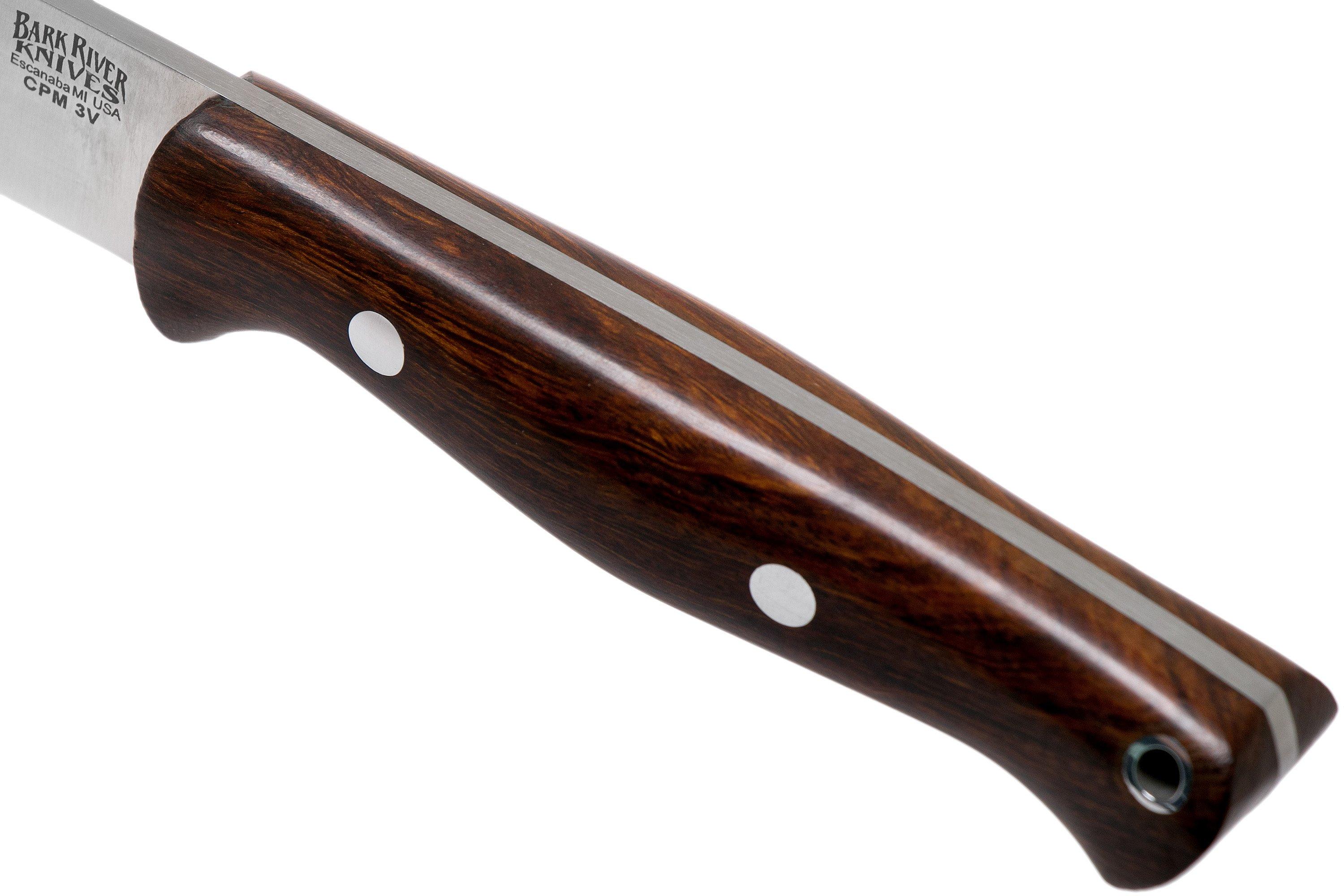 Bark River Gunny Hunter LT CPM 3V Desert Ironwood bushcraft knife ...