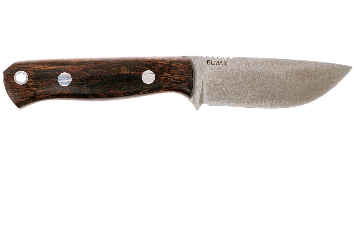 Bark River Micro Bravo Elmax, Desert Ironwood #1 fixed knife ...