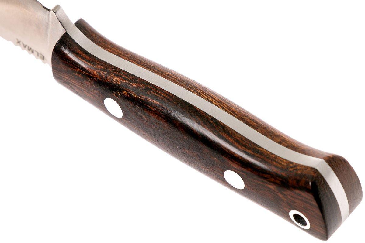 Bark River Micro Bravo Elmax, Desert Ironwood #1 fixed knife ...