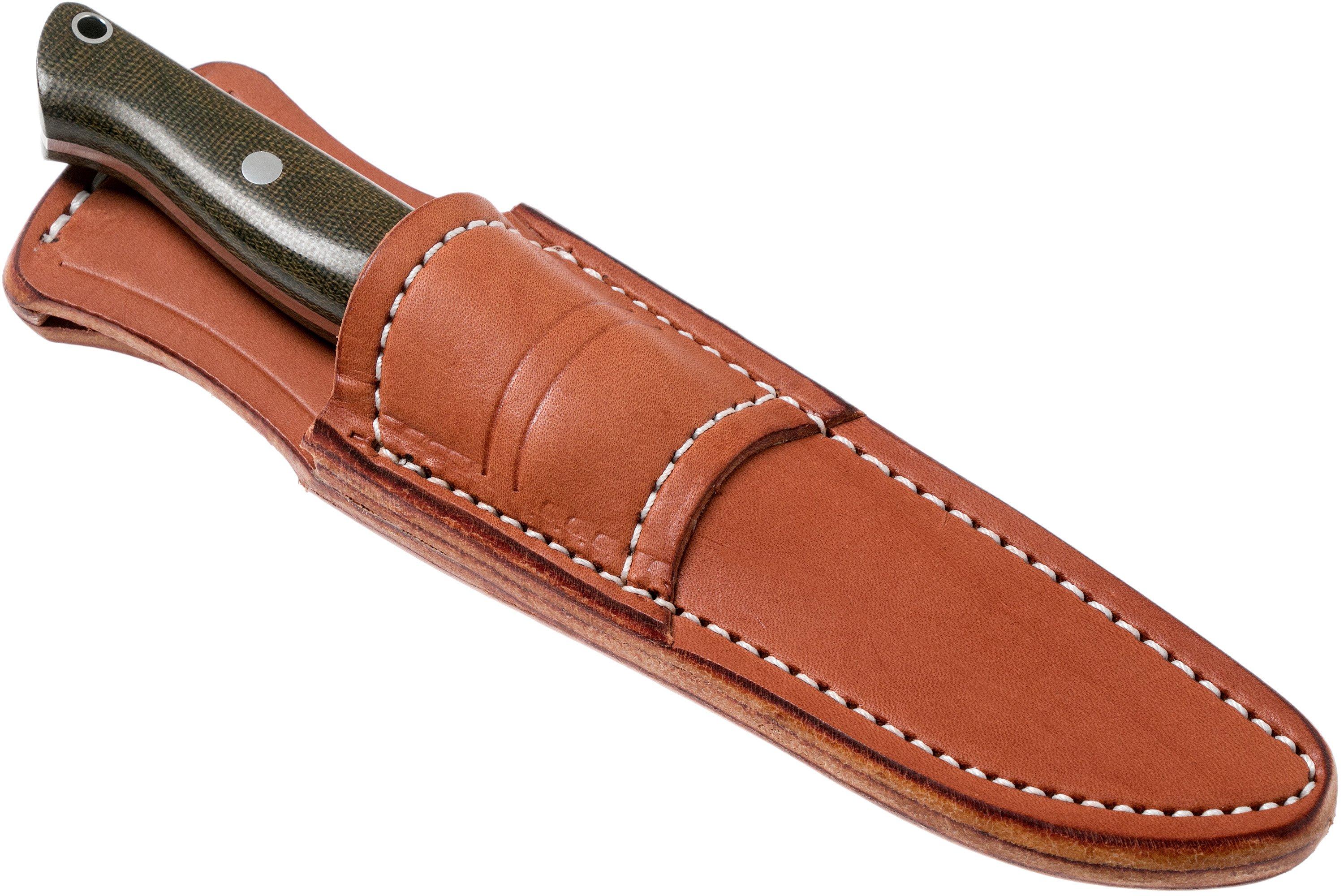 Bark River Gunny Hunter LT Elmax Green Canvas Micarta bushcraftmes ...