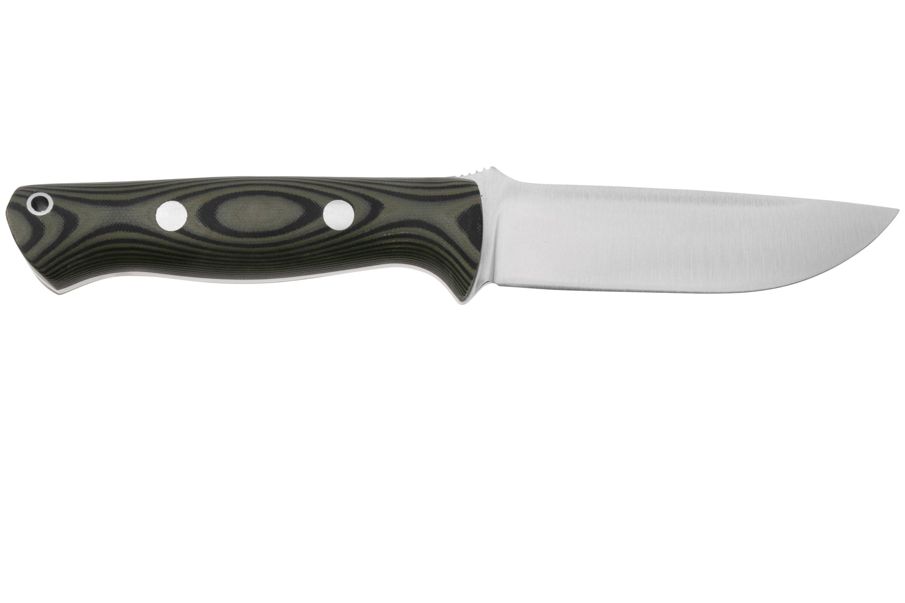 Bark River Bravo 1 LT CPM 3V, Green & Black SureTouch, fixed knife ...